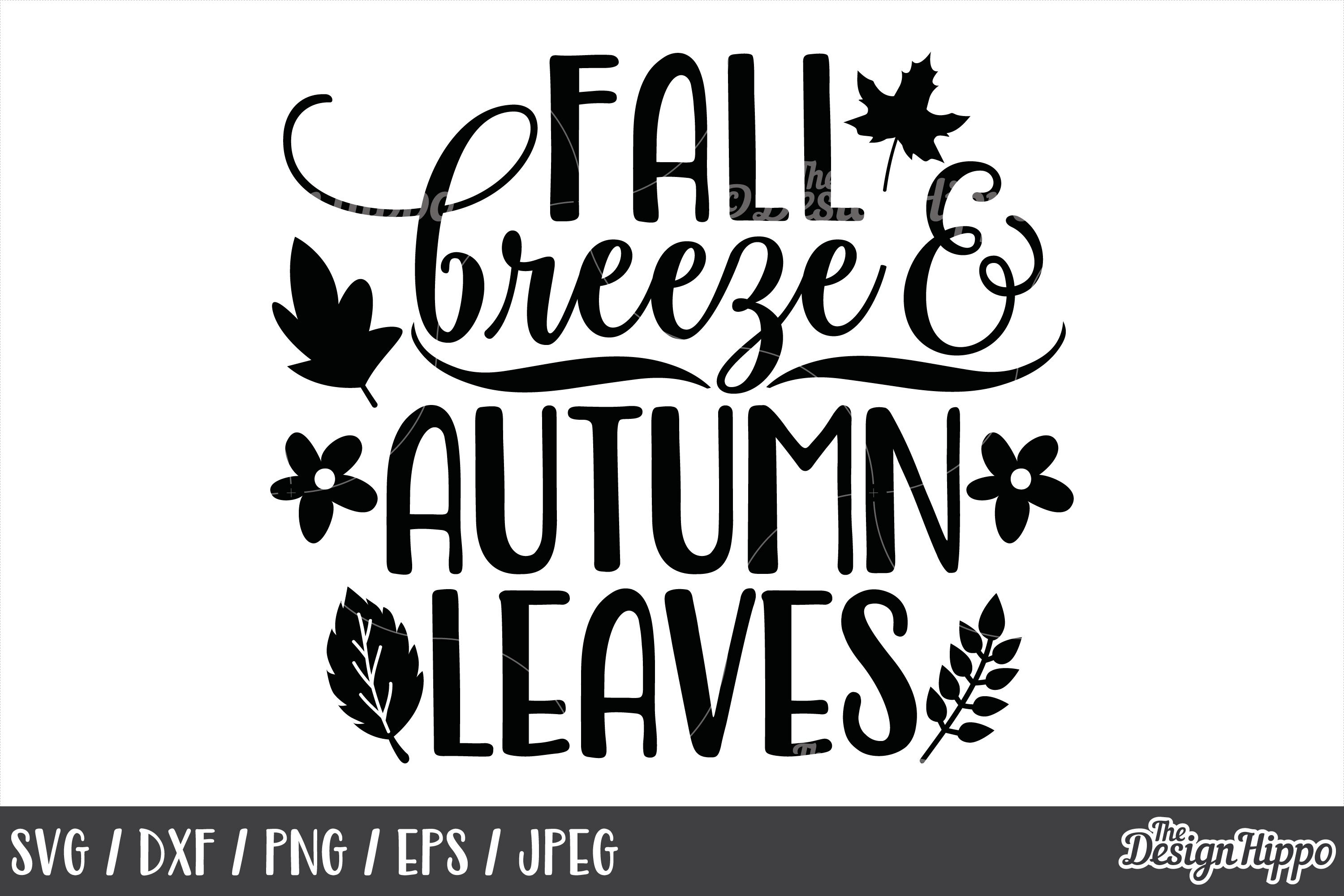 Fall Leaves And Autumn Breeze Svg Home Decor Home Living Etna pe