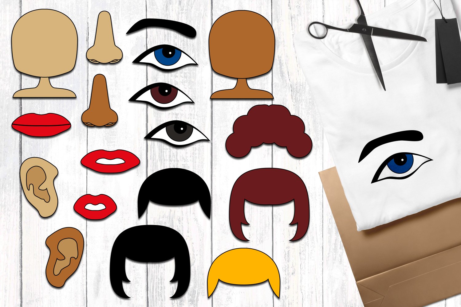 Body Parts clip art illustrations bundle (78538) | Illustrations ...