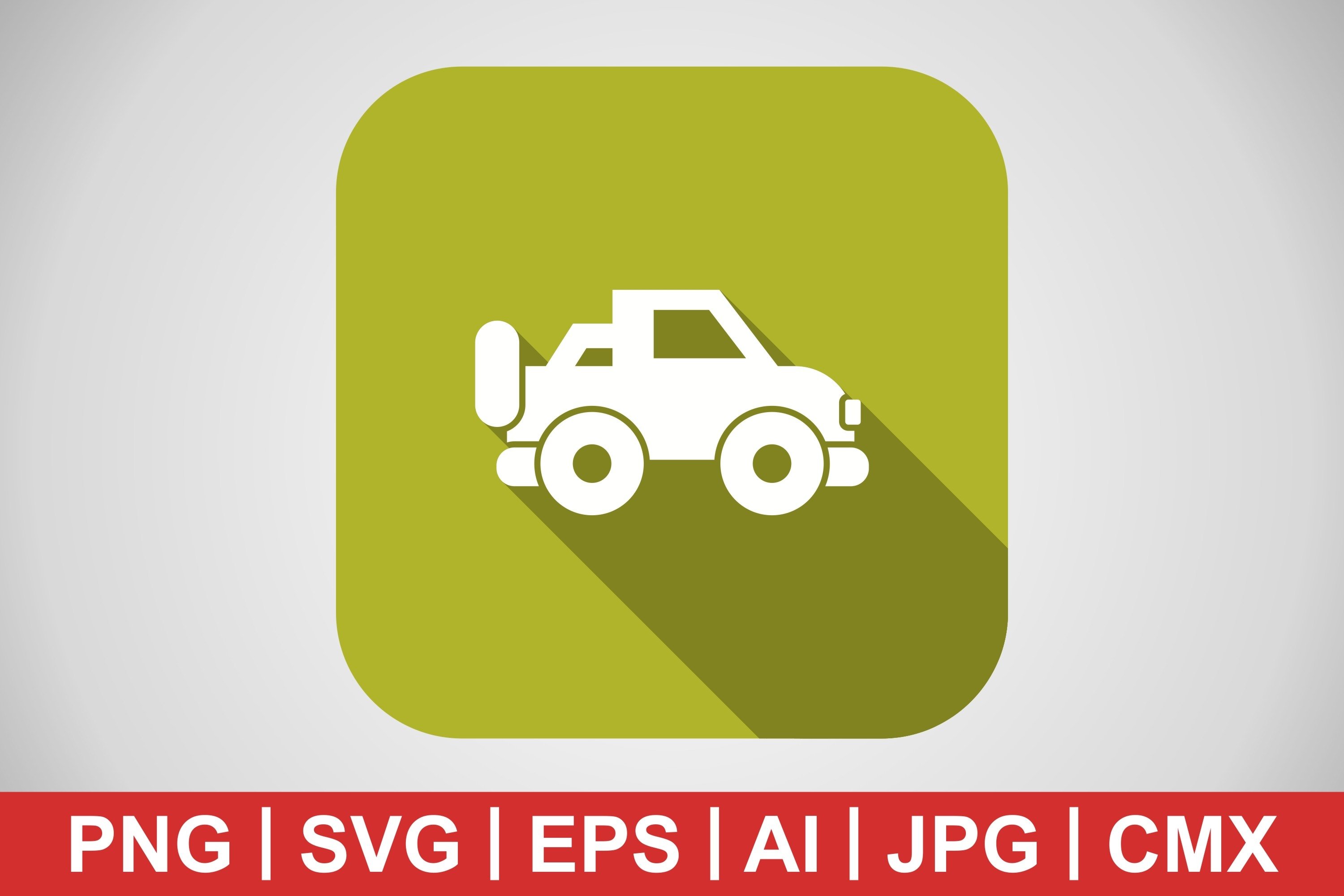 Vector Jeep Icon (1037546) | Icons | Design Bundles