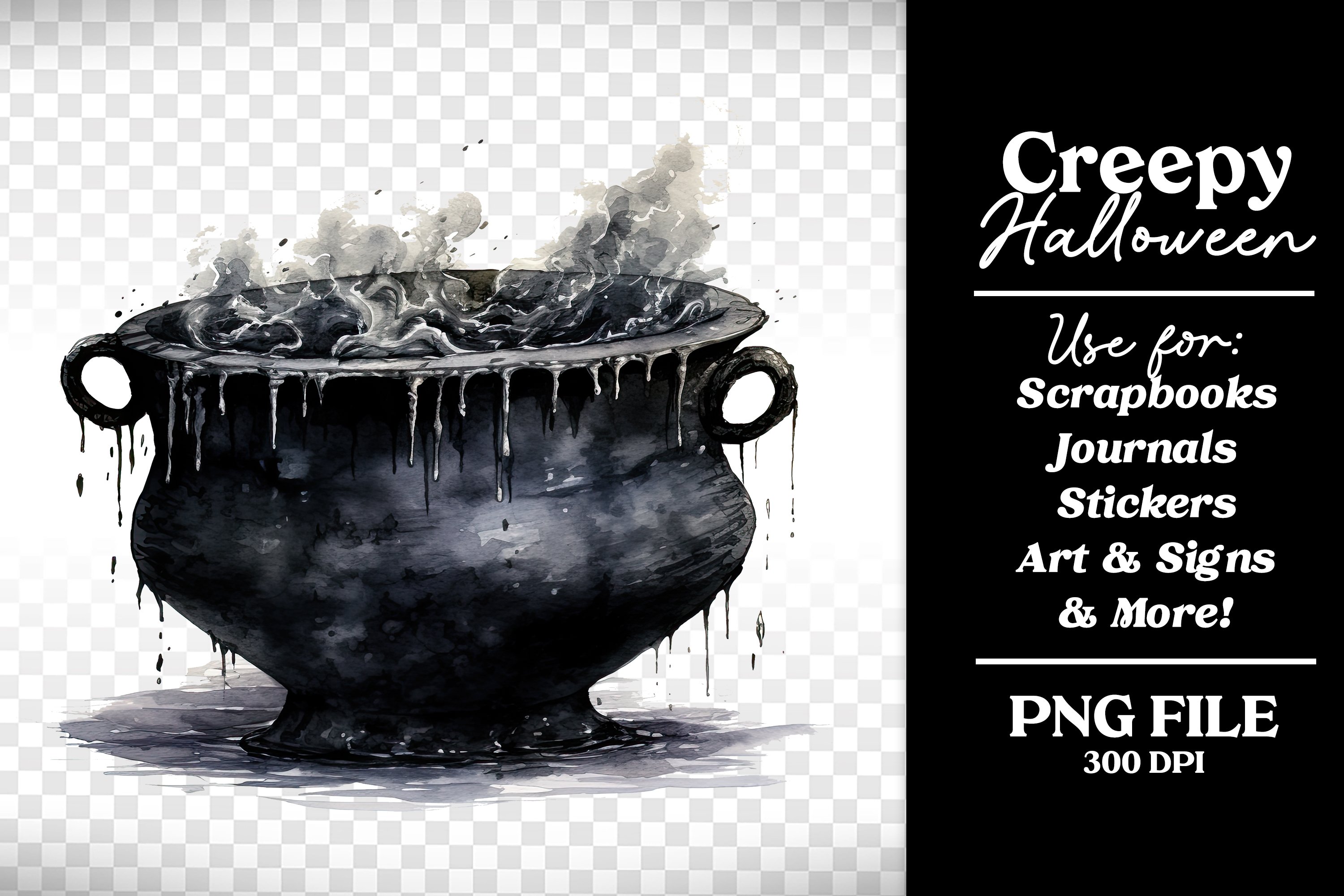 Halloween Cauldron Clipart