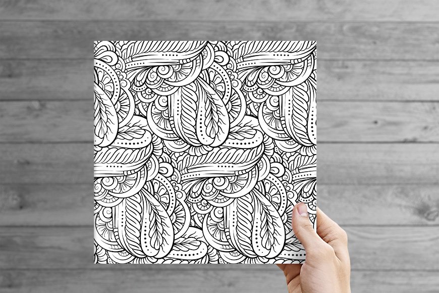 Fancy black and white seamless patterns set (26476) | Backgrounds ...