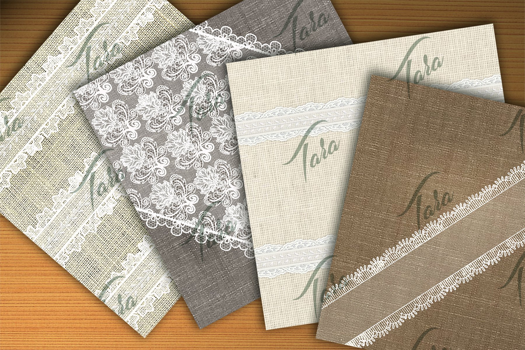 Lace & Linen (554462) | Textures | Design Bundles