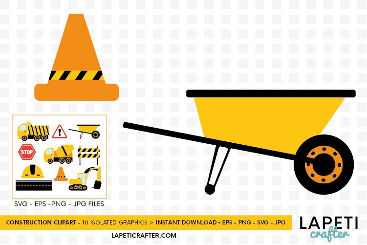Construction clipart, svg, png, eps, jpg, construction truck (435944 ...