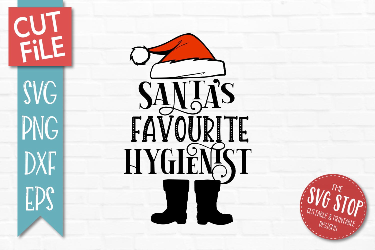 Santas Favourite Hygienist | Santa Boots SVG (388885) | SVGs | Design ...