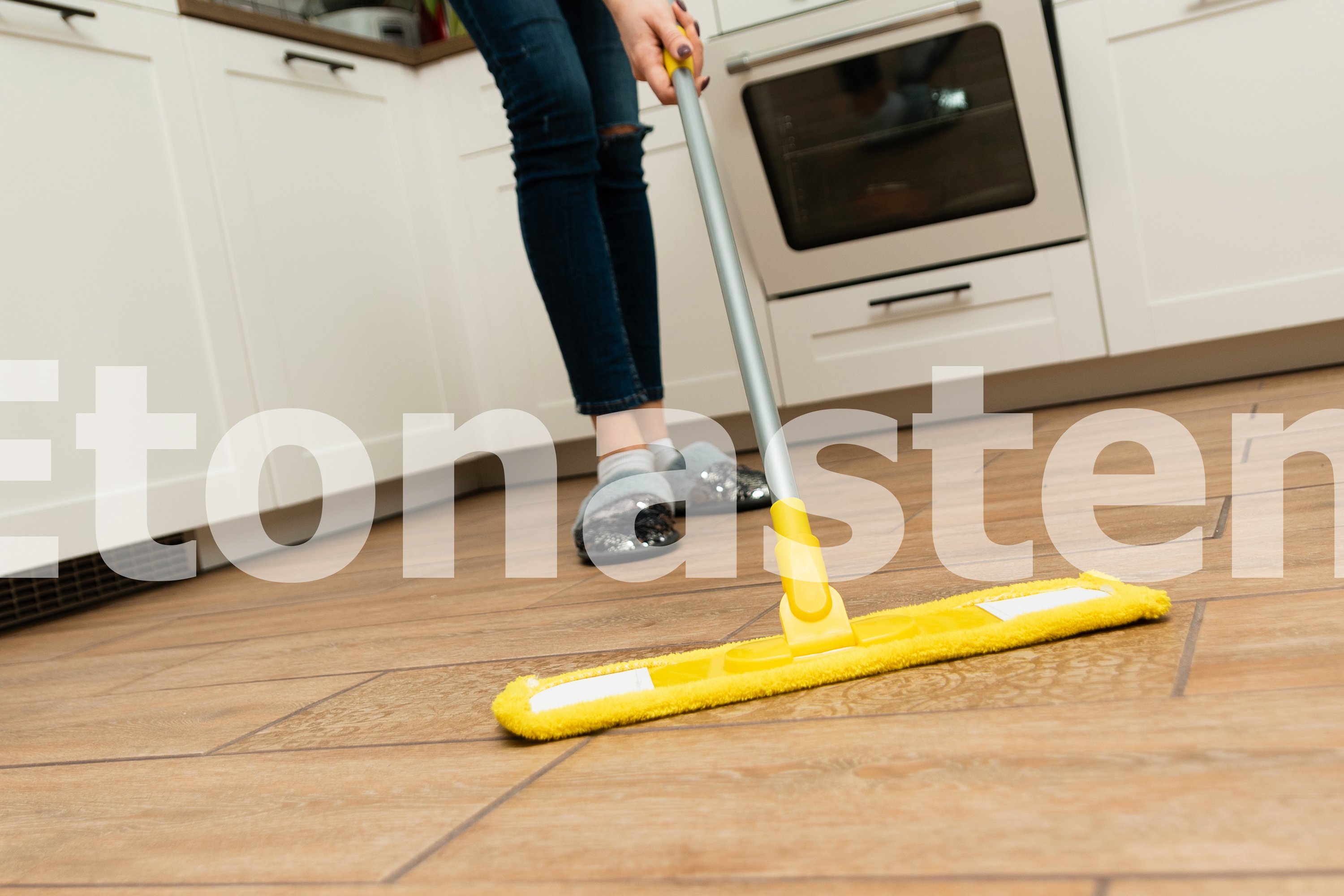 A woman washes underfloor heating in her house (635103) | Industry ...