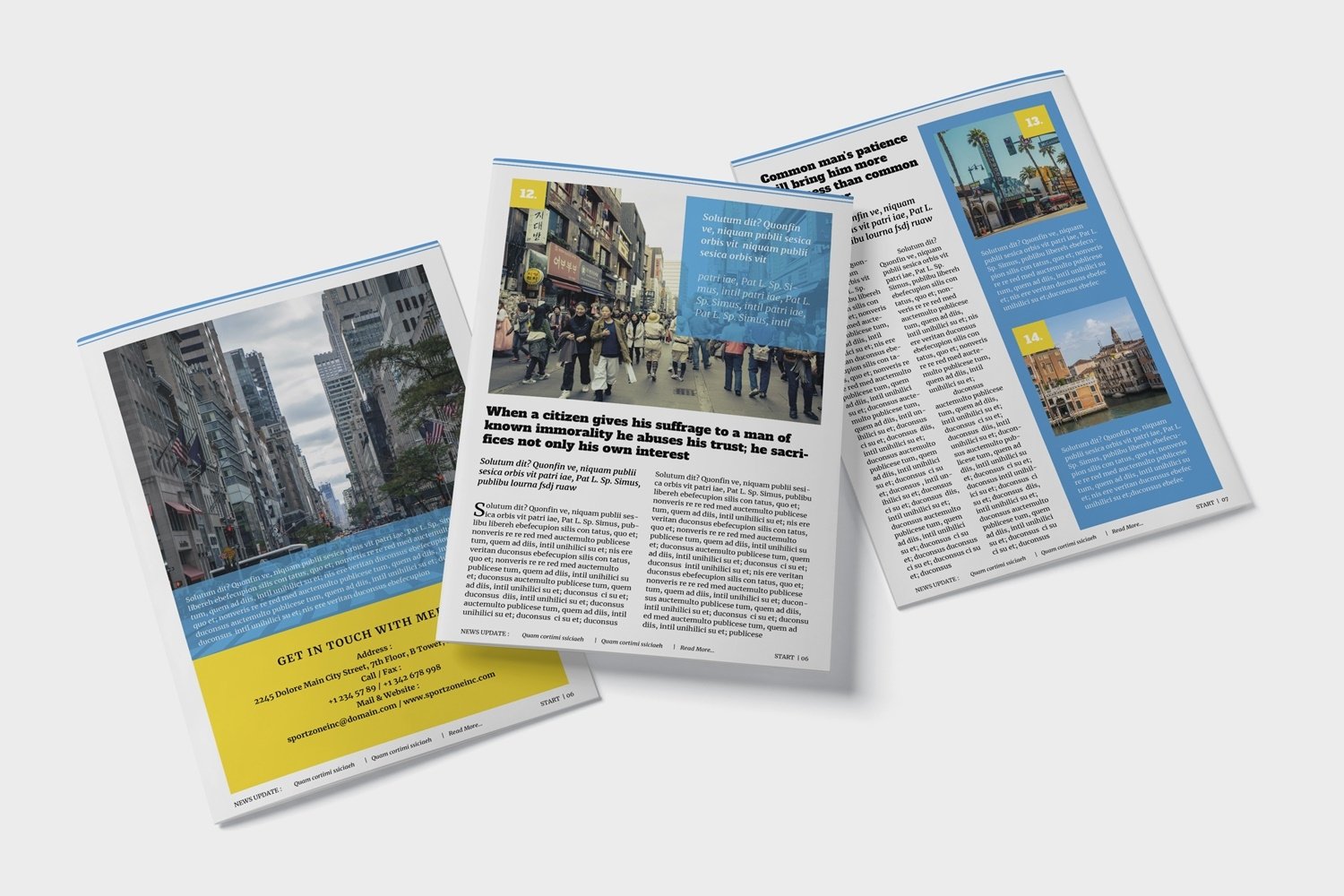 The Metron Newsletter Template