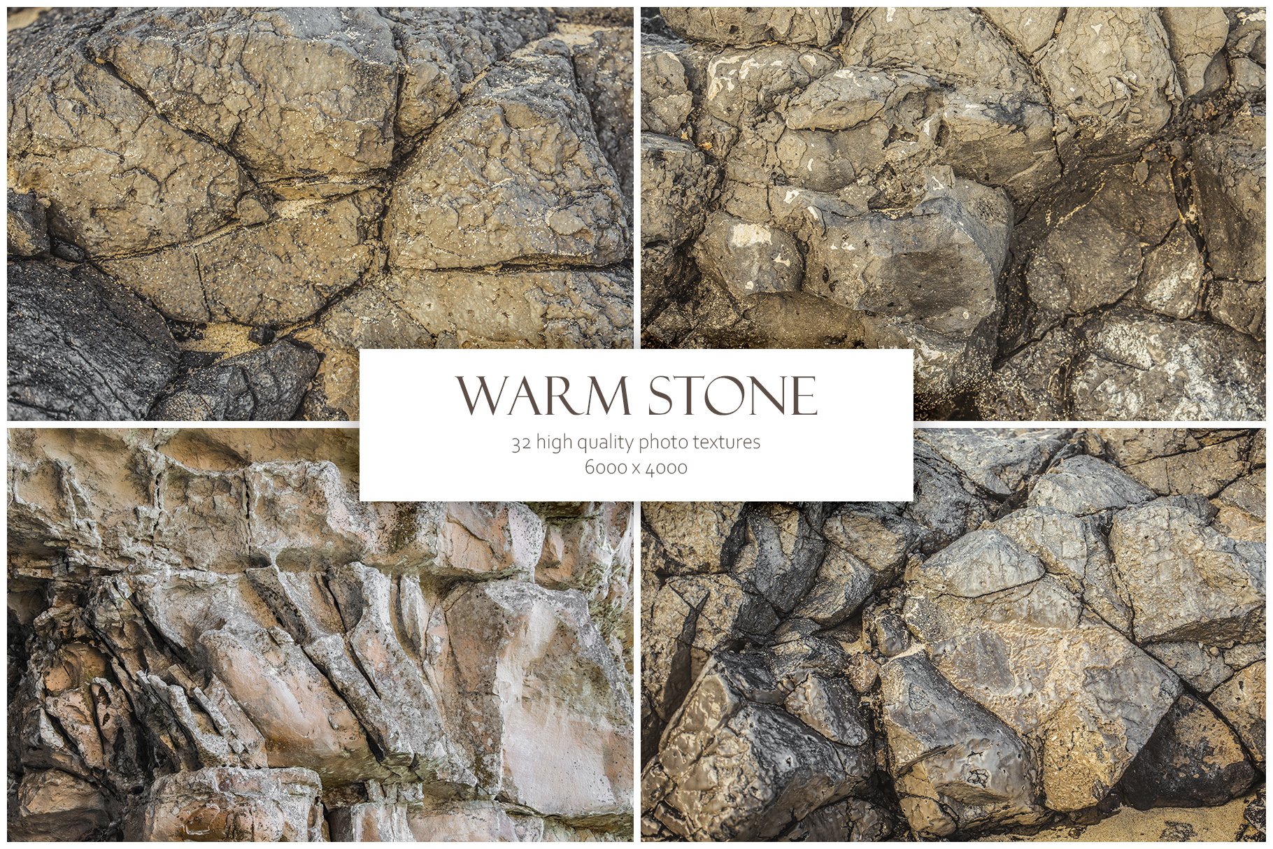 Warm Stone. Texture bundle (596187) | Textures | Design Bundles