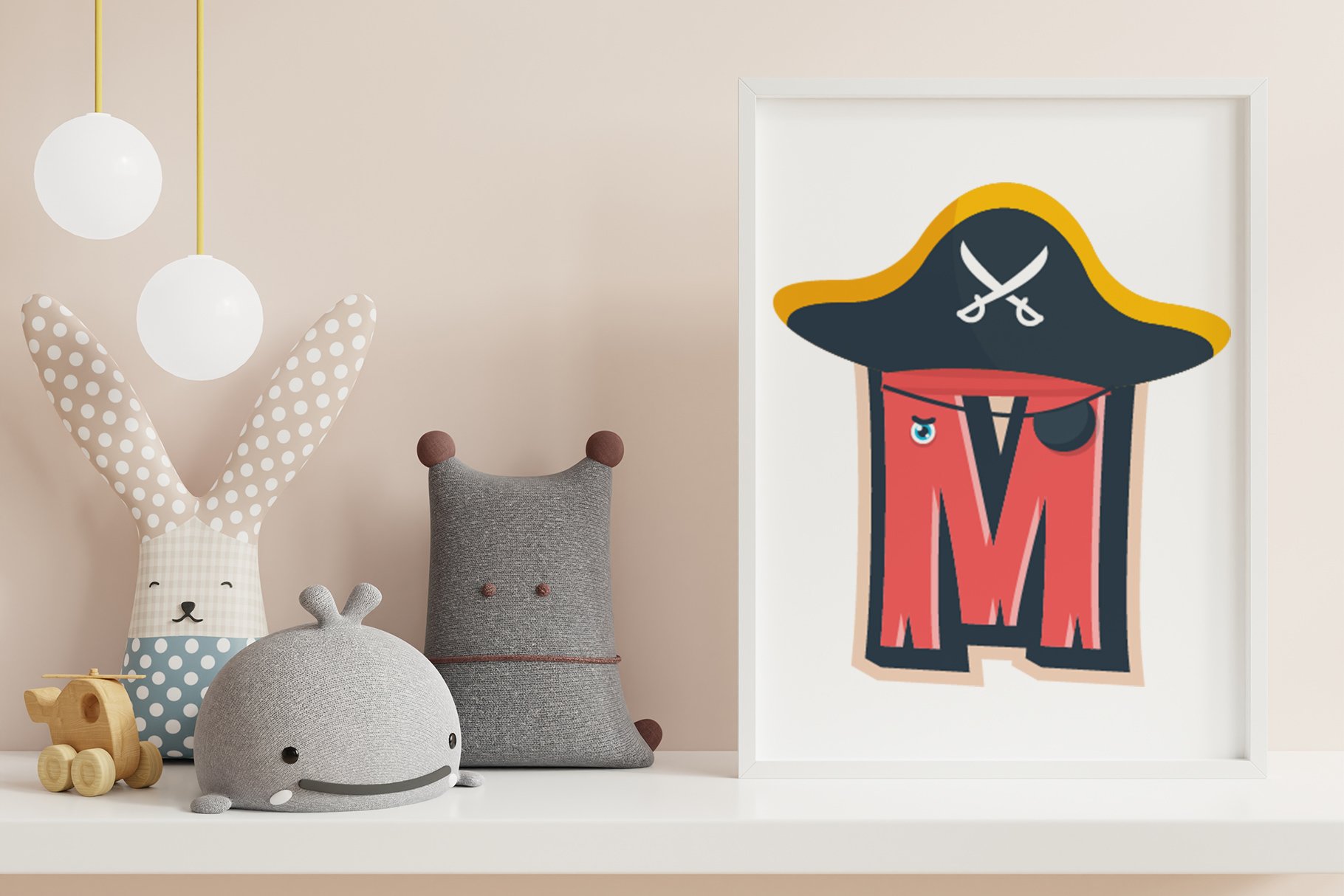 Pirate Printable Letters