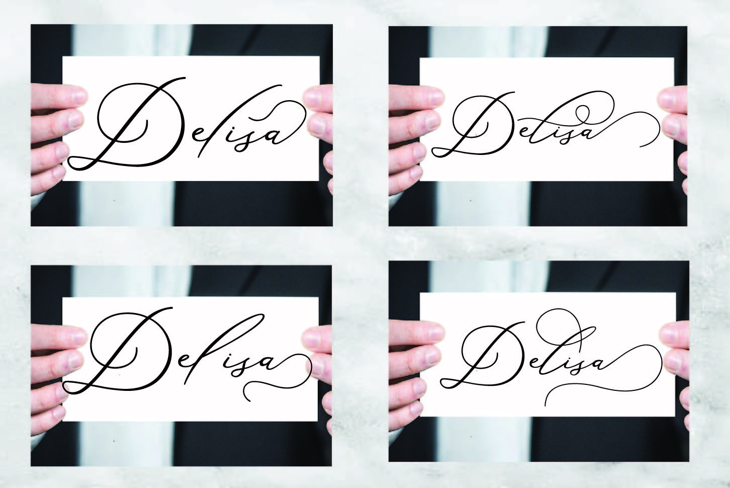 Delisa (542812) | Calligraphy | Font Bundles