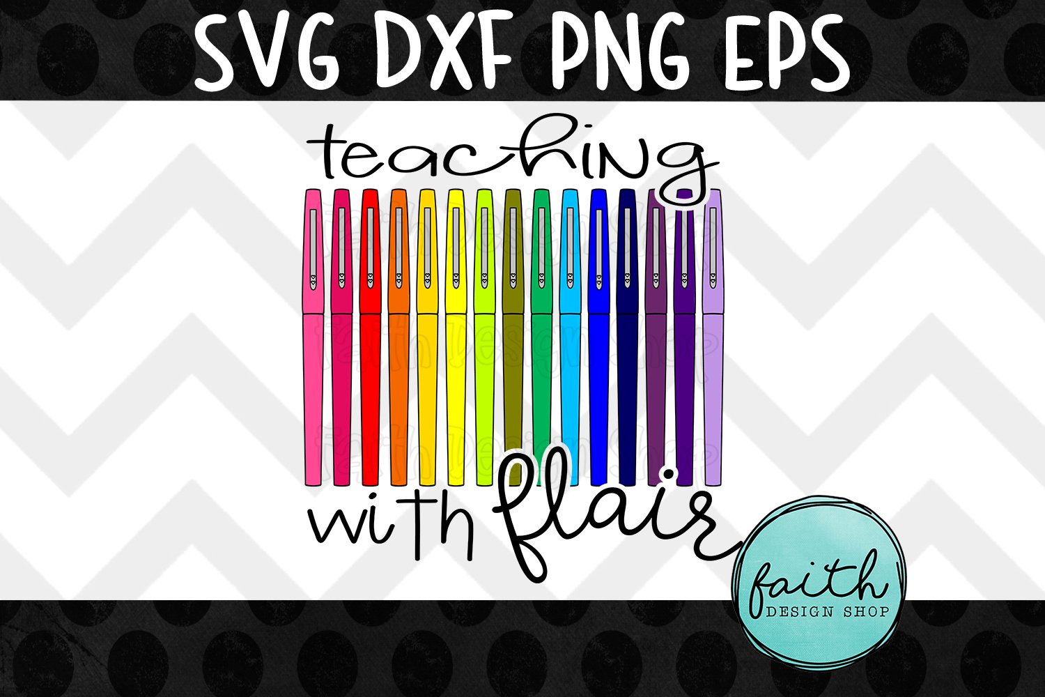 Teaching with Flair (410598) | SVGs | Design Bundles