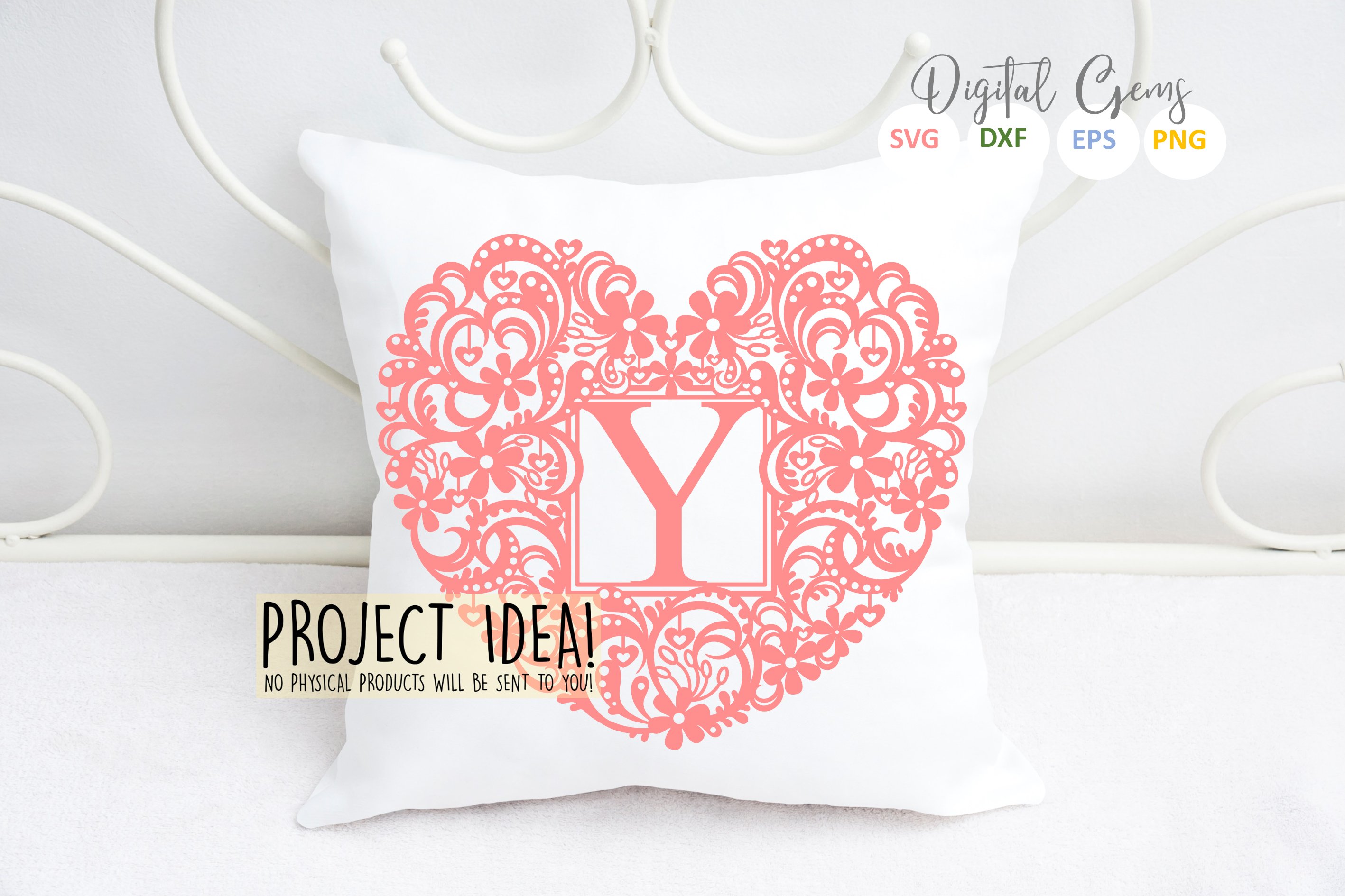 Letter Y paper cut design. SVG / DXF / EPS / PNG files (228828) | SVGs ...