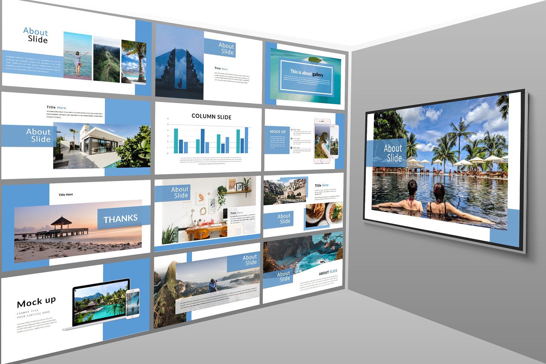 Holiday - Powerpoint Template (320592) | Presentation Templates ...