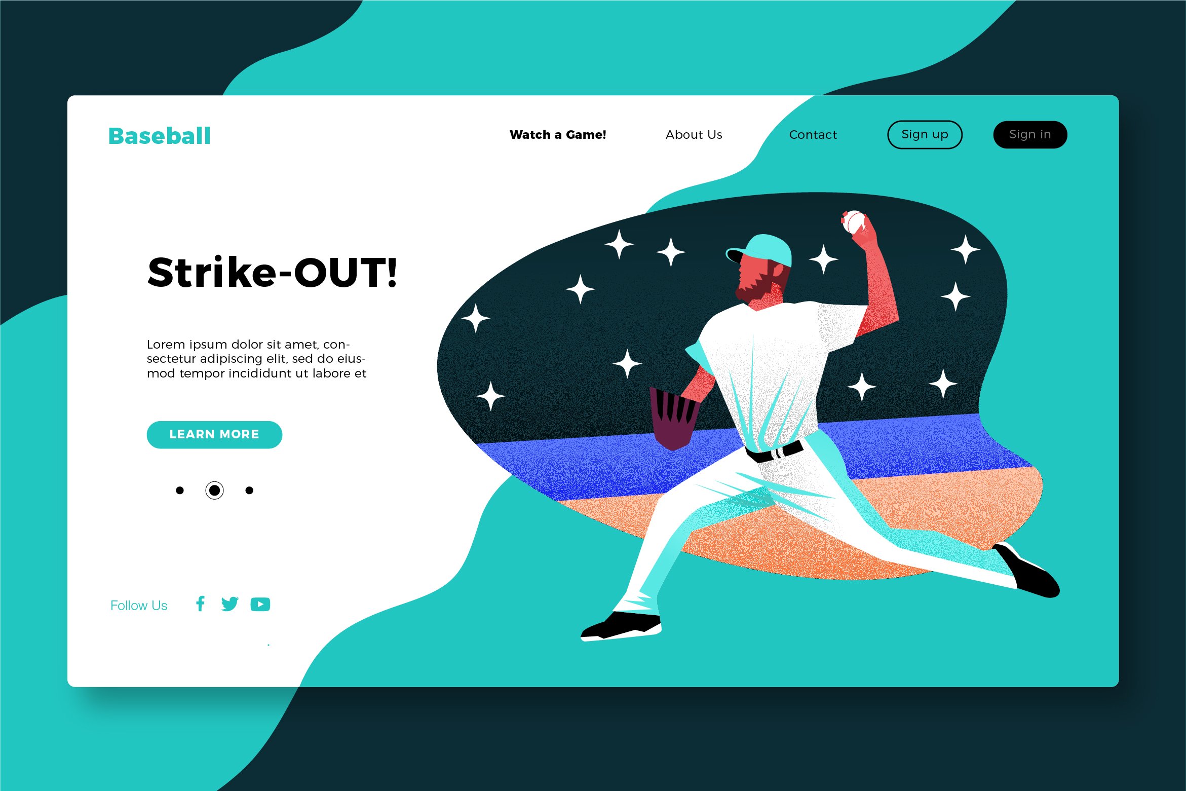 Baseball 2 - Banner & Landing Page (316963) | Customizable Templates ...