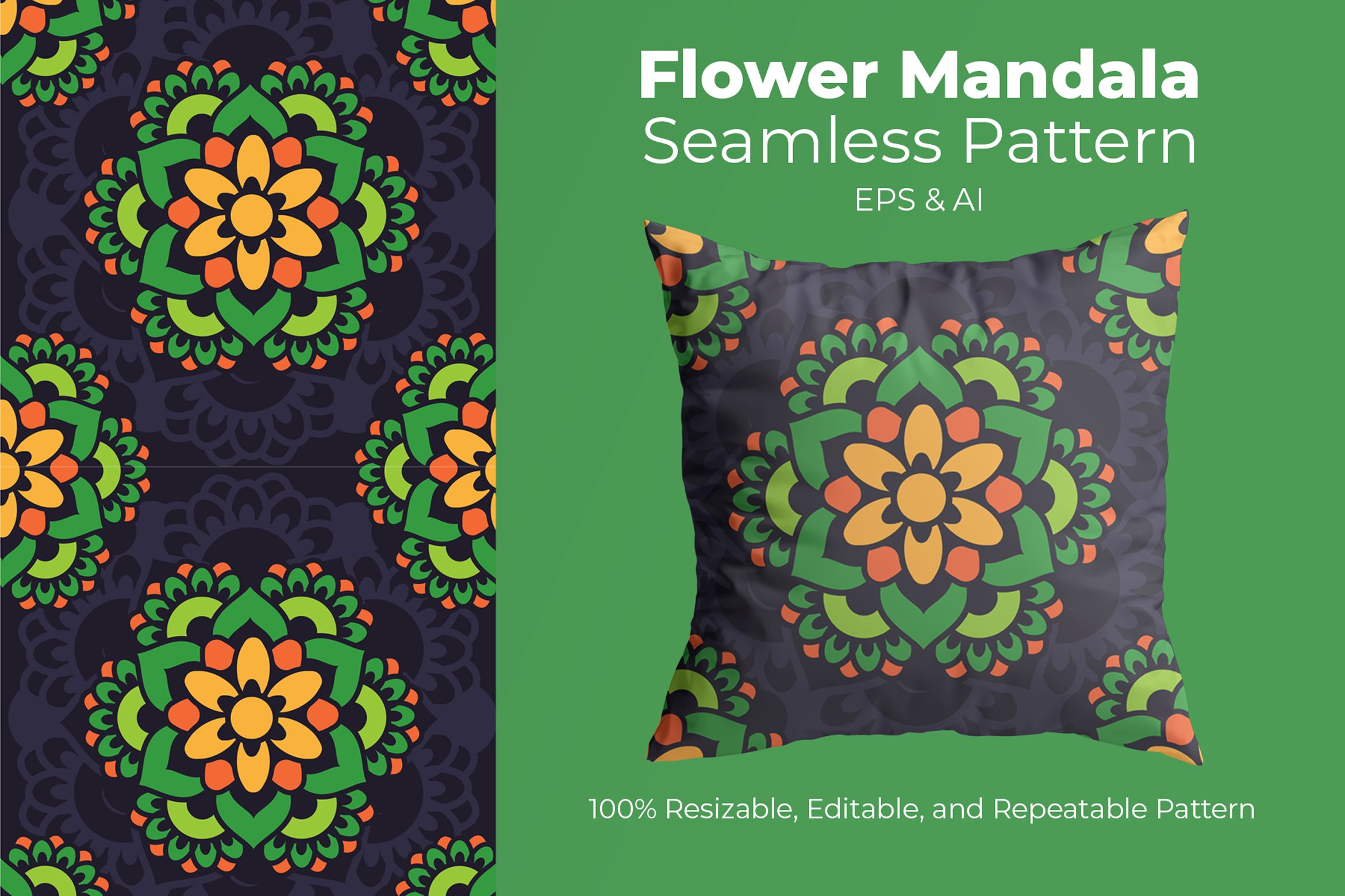 Flower Mandala - Seamless Pattern