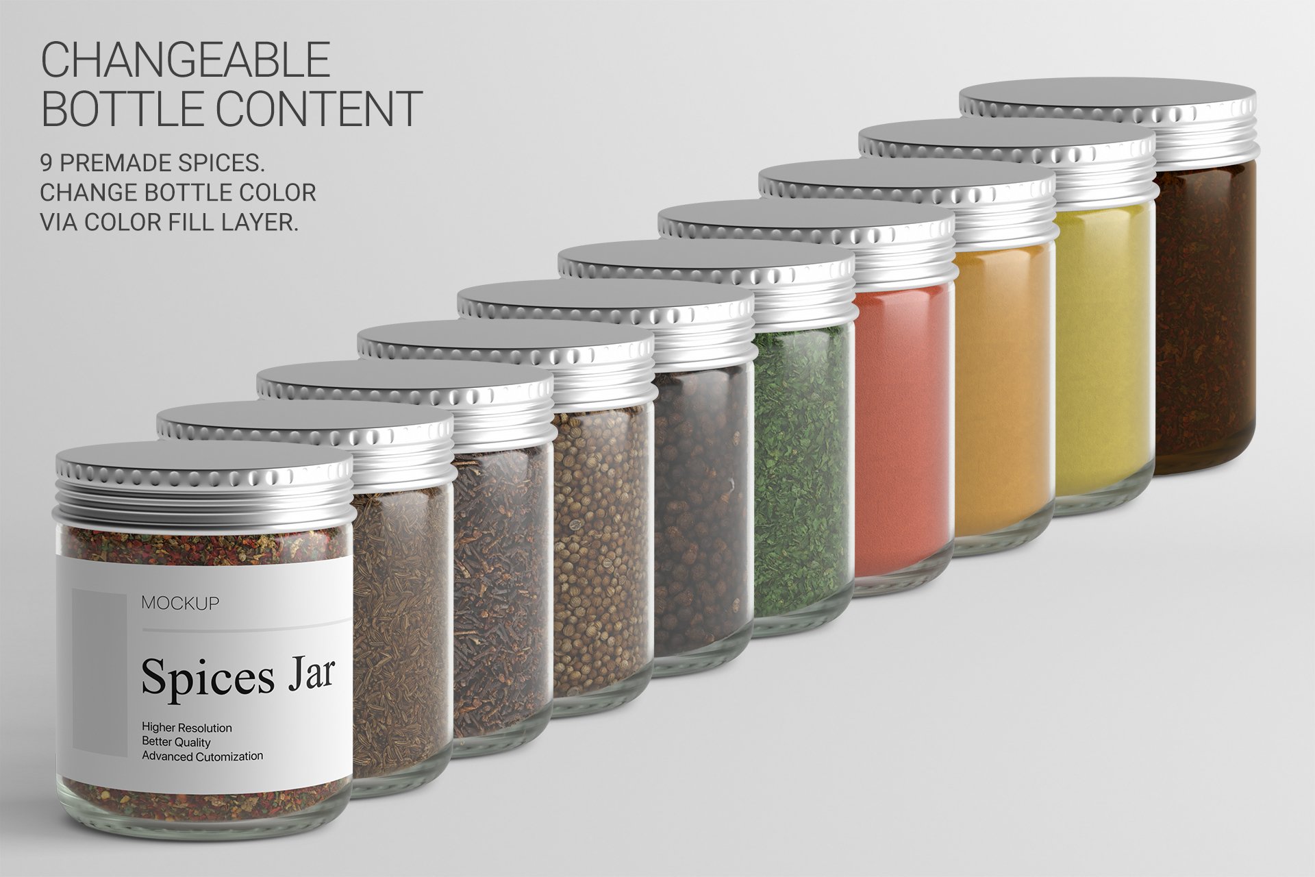 Spices SM Mock-Up #1 V2.0 (371333) | Products | Design Bundles