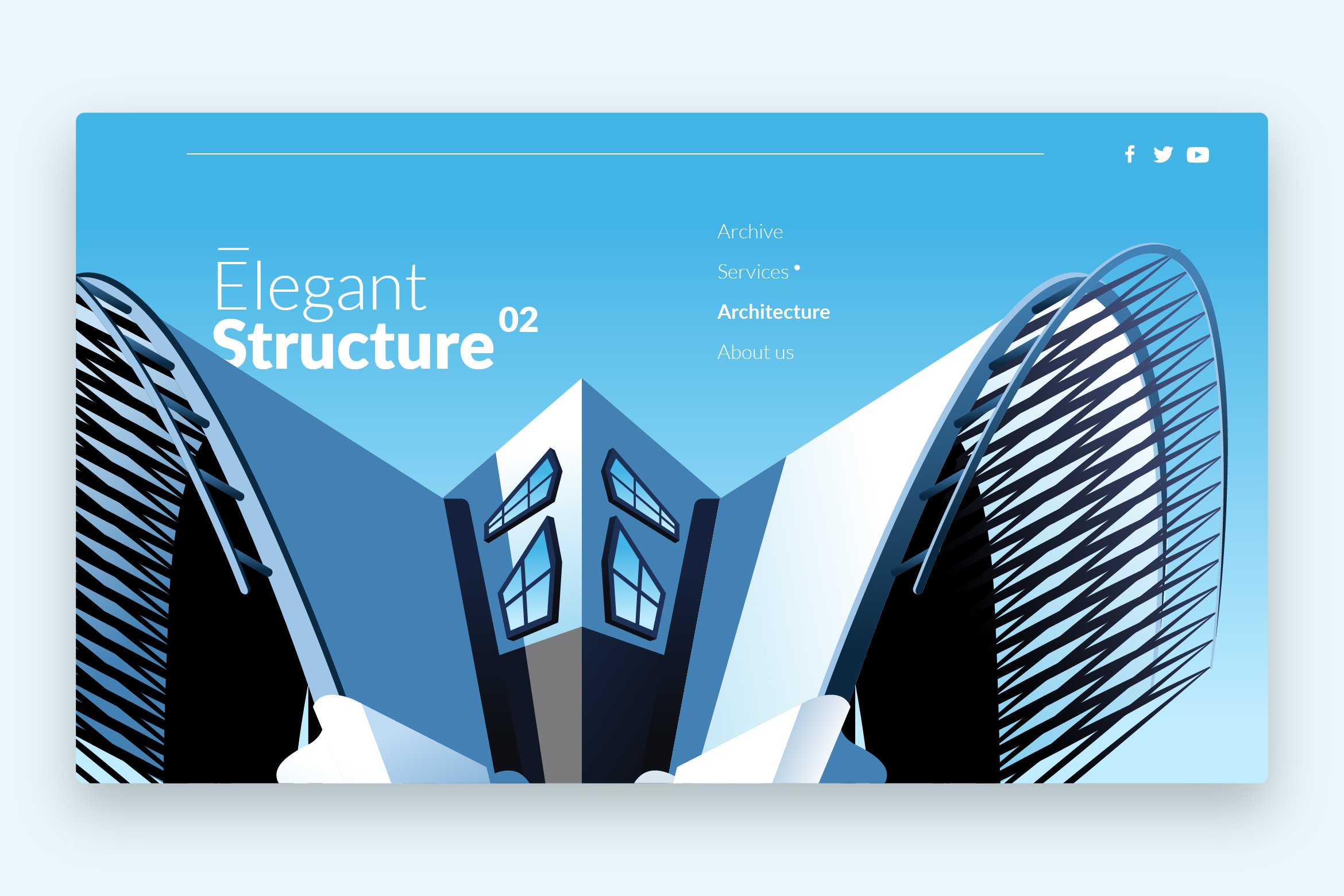 Elegant Structure - Banner & Landing Page (316050) | Customizable ...