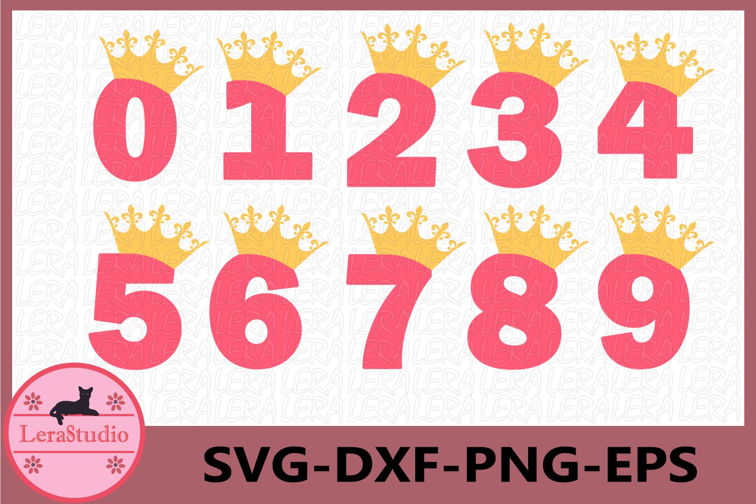 Numbers SVG, Princess Crown Numbers Cut Files Svg, Numbers (645665 ...