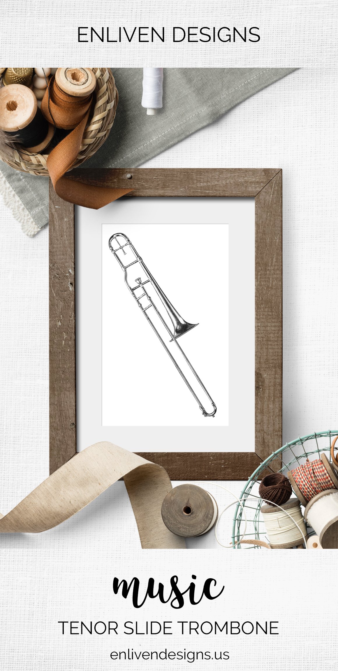 Trombone - Vintage Musical Instruments Tenor Slide Trombone (202324 ...