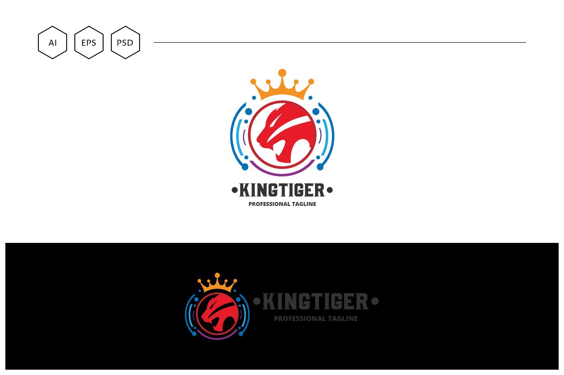 King Tiger Logo (673372) | Logos | Design Bundles