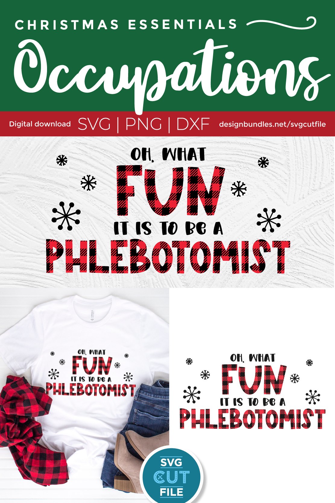 Christmas Phlebotomist svg - Phlebotomy svg, Christmas Crew (1117906 ...
