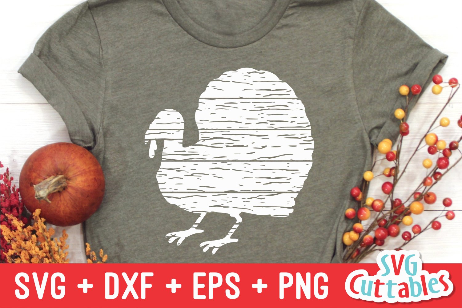 Turkey SVG | Distressed Turkey | Thanksgiving | Shirt Design (357232 ...