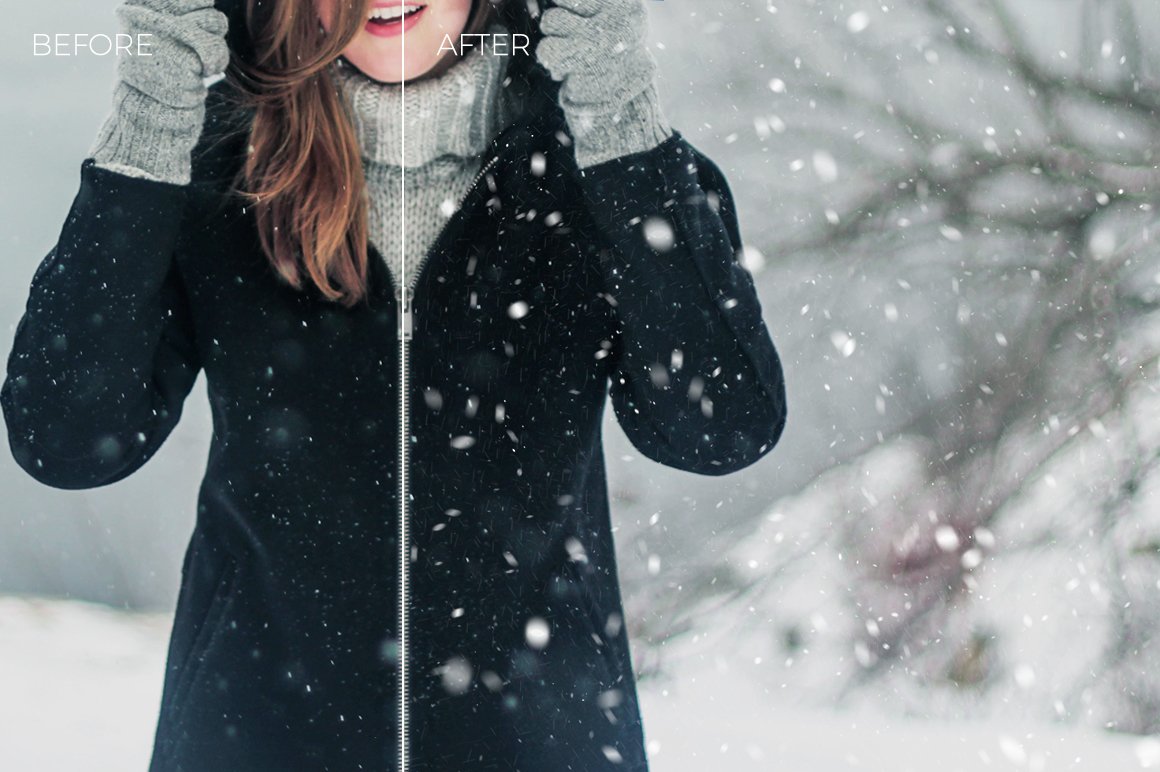 30 Real Snow Overlays (39807) | Textures | Design Bundles