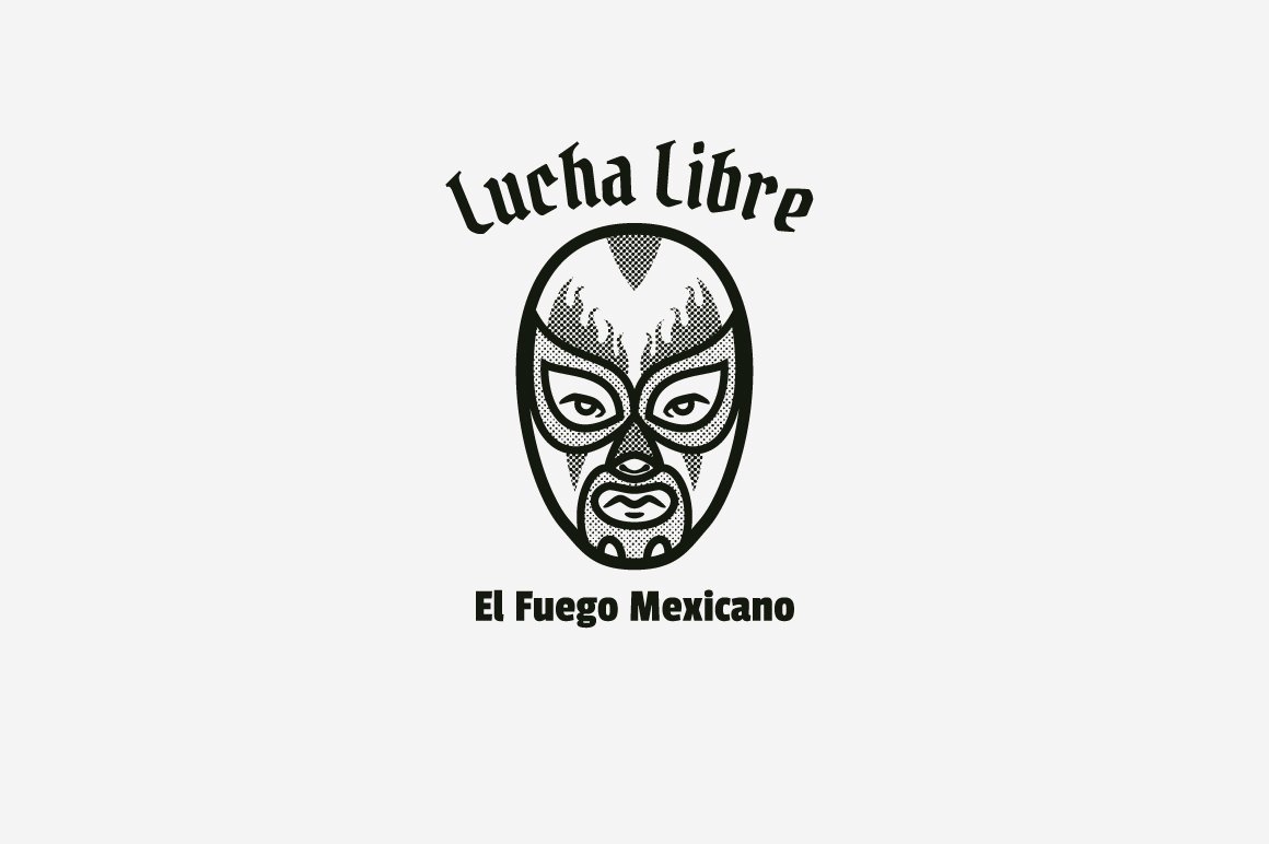 Lucha Libre Logo Template (660332) | Logos | Design Bundles