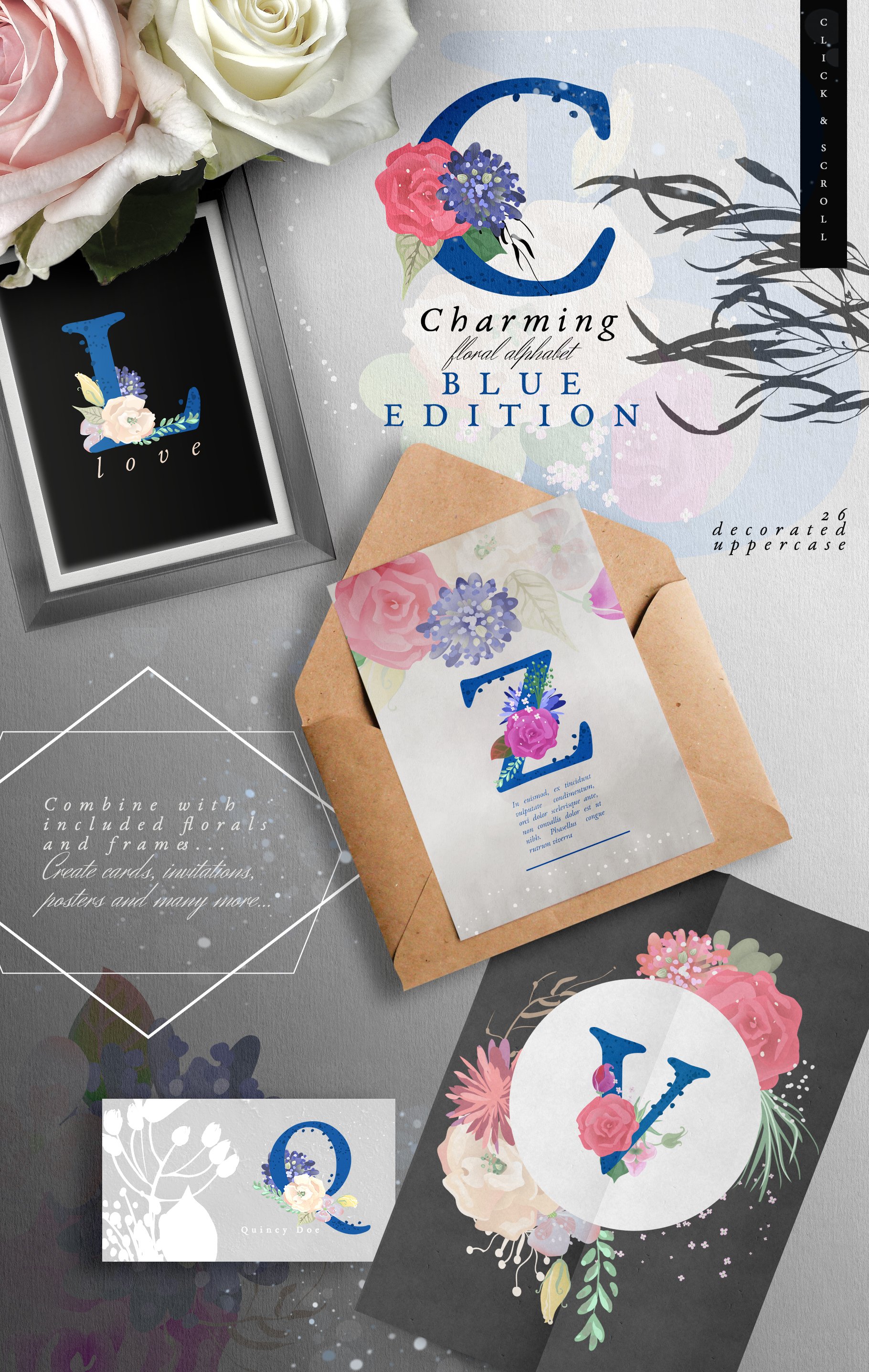 Whimsical Letters (61916) | Illustrations | Design Bundles
