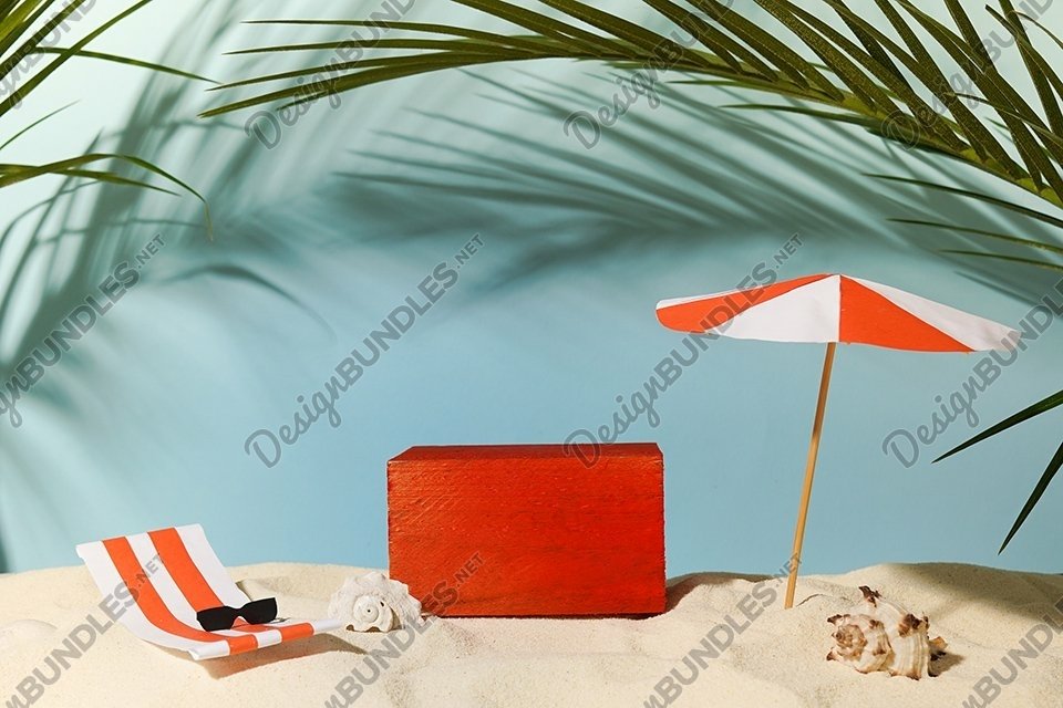 Background for cosmetic products on beach with sand (1366052) | General ...