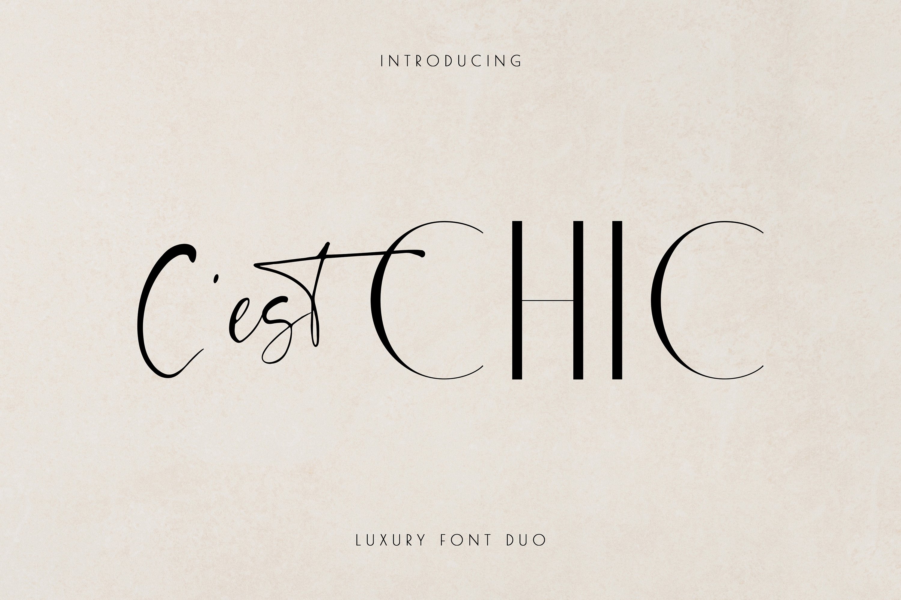 Chic Luxury Font Duo (514156) | Regular | Font Bundles