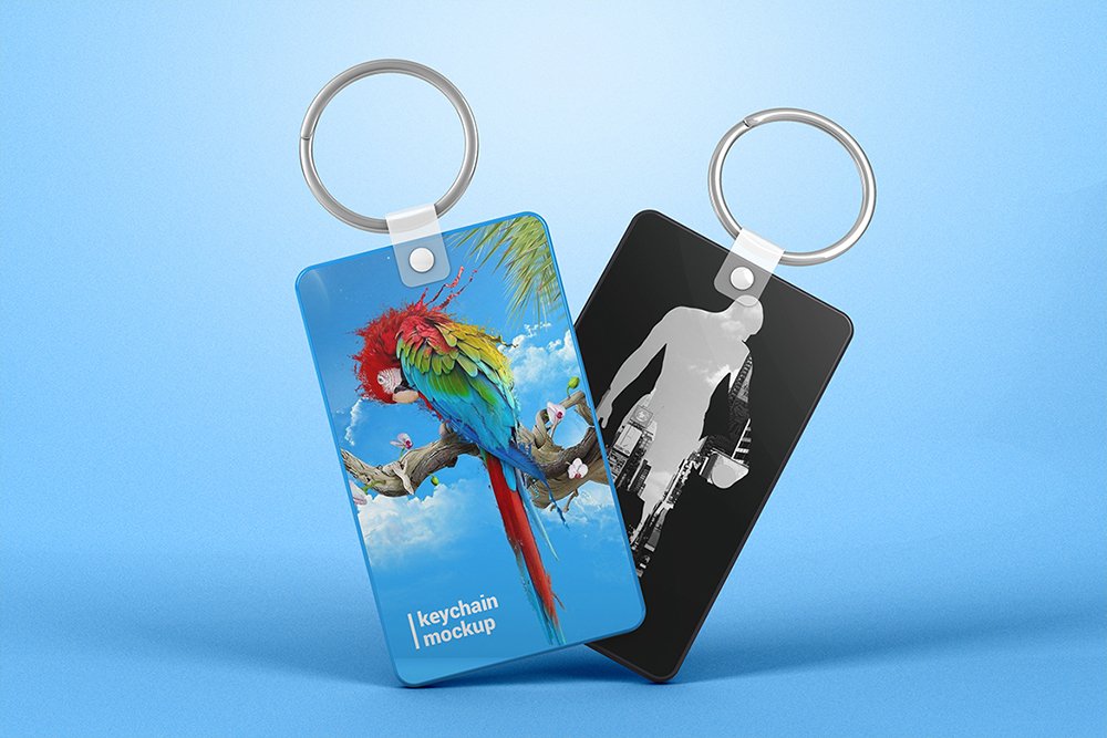 Keychain Mockup (374829) | Branding | Design Bundles