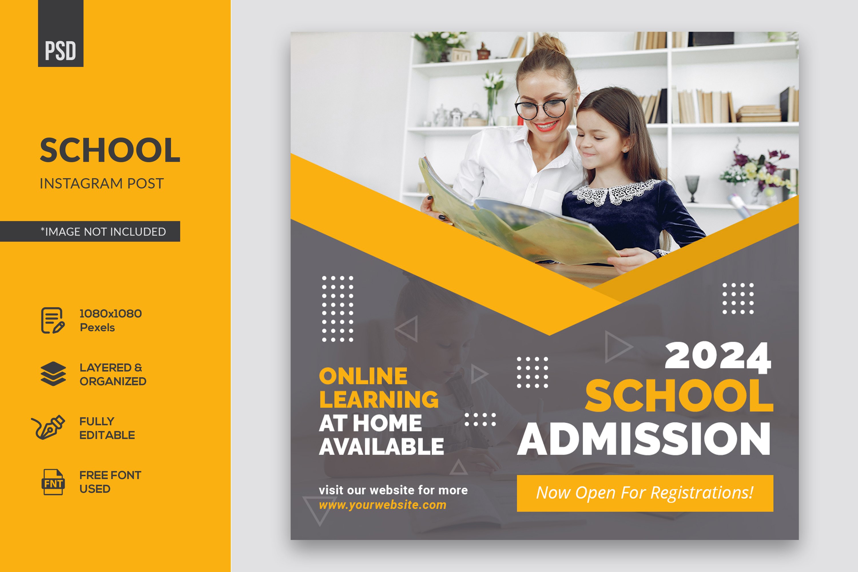 School Instagram Post (1321671) | Instagram | Design Bundles