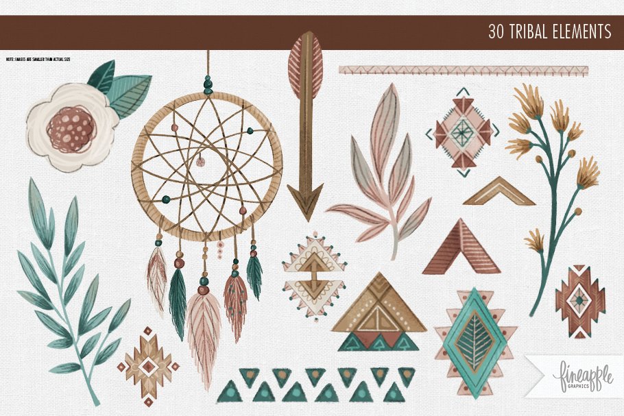 TRIBAL CLIPART BUNDLES (1206928) | Elements | Design Bundles