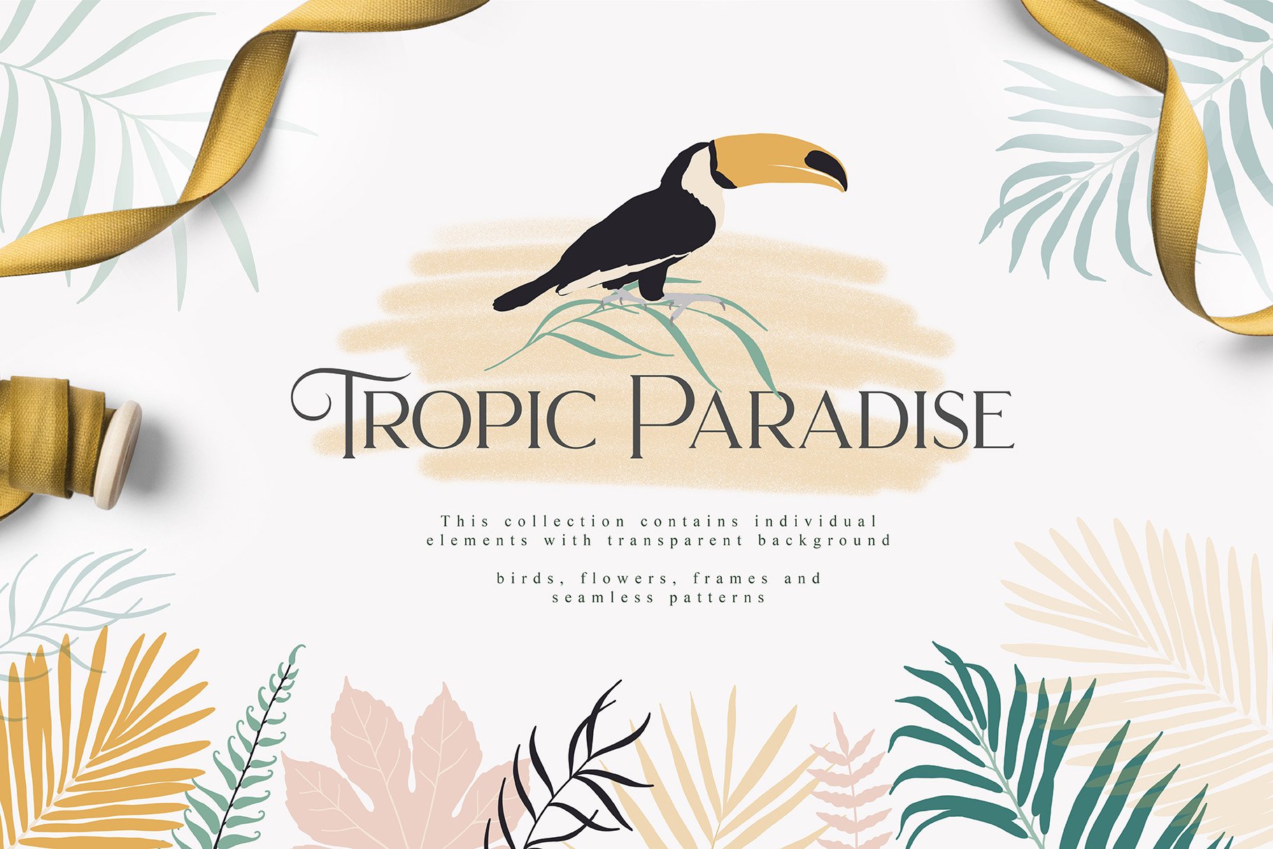 Tropic Paradise Collection (94028) | Illustrations | Design Bundles