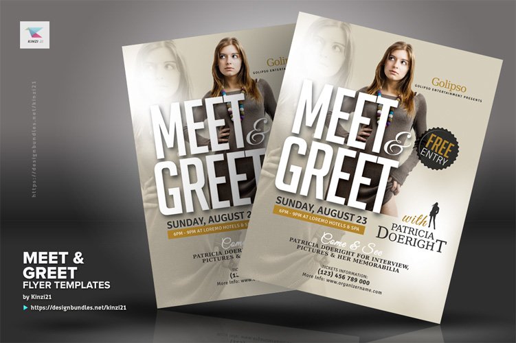 Meet And Greet Flyer Design
