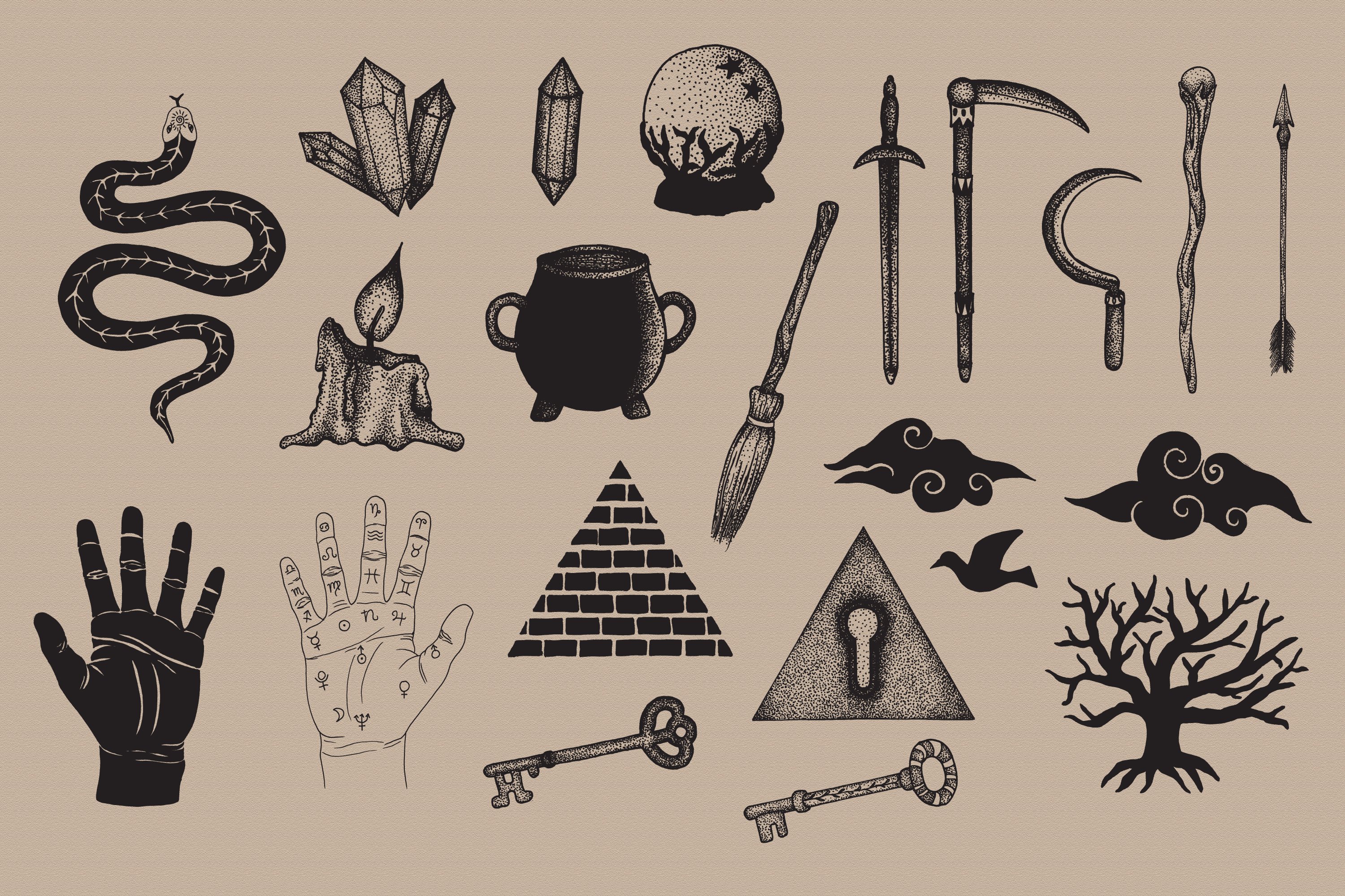 MYSTICAL - Spiritual Mystic Magic (1117962) | Illustrations | Design ...