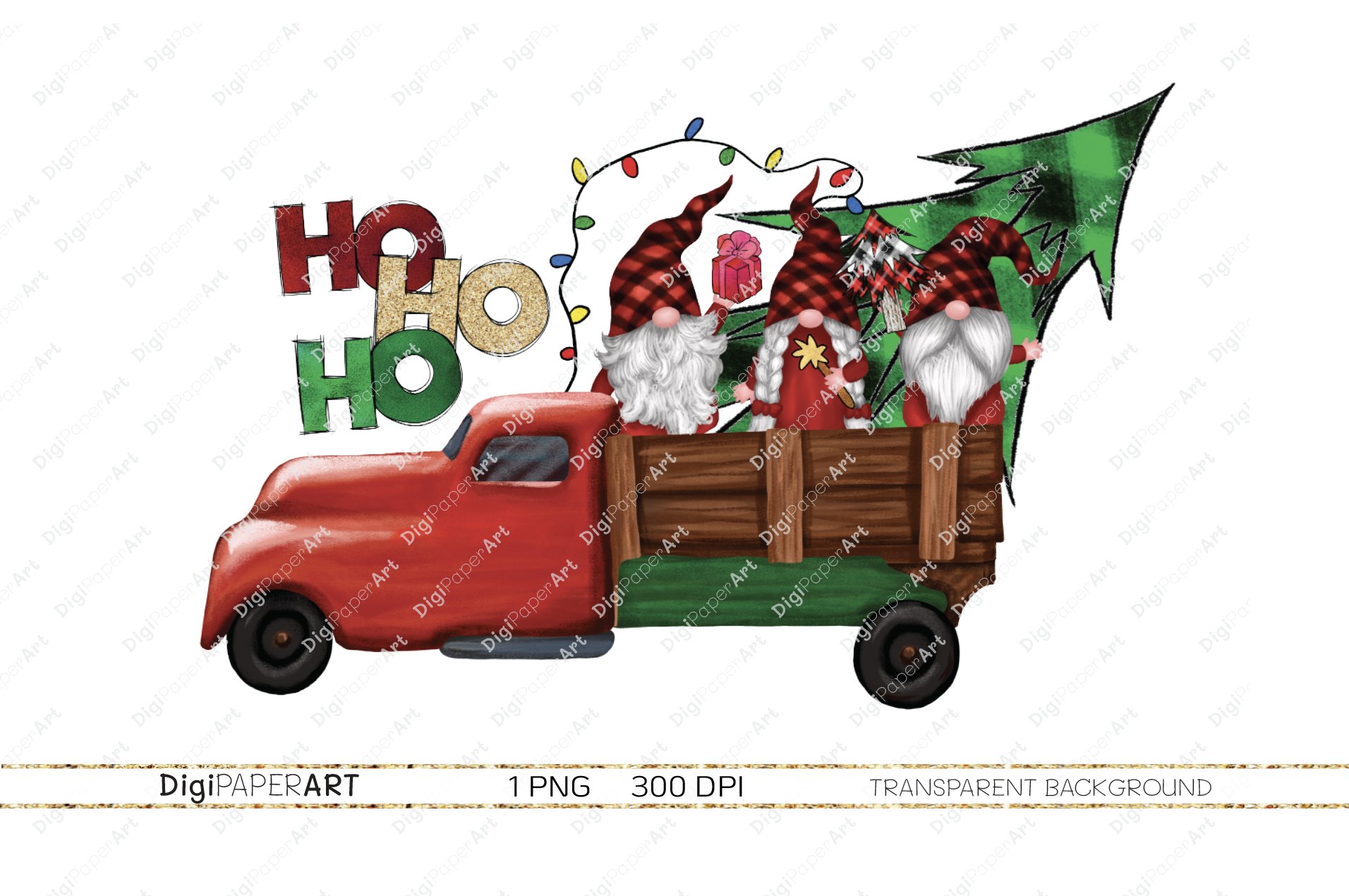 Christmas Truck Png Gnome Christmas Christmas Gnome Png Vintage Truck ...