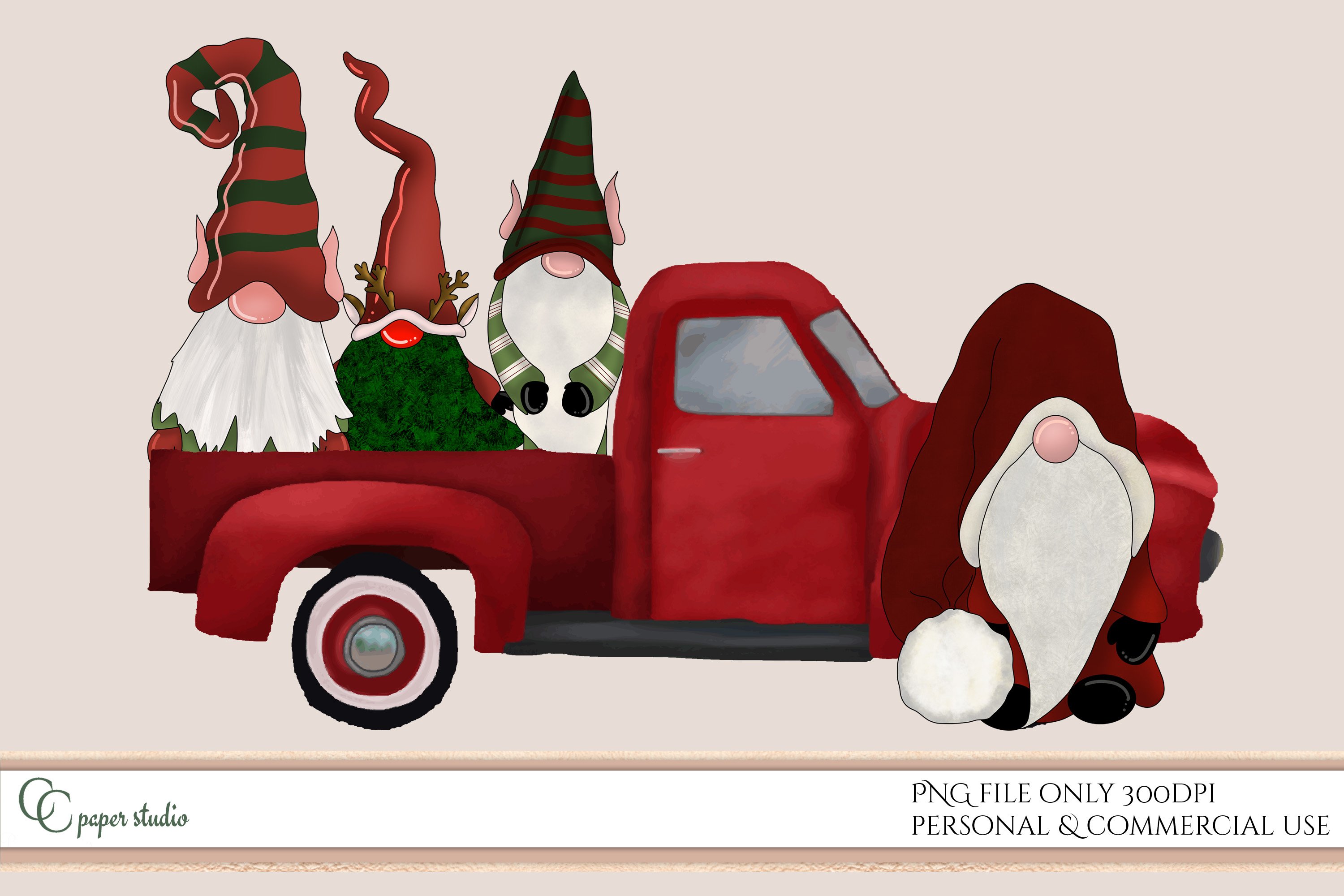 Christmas Truck Png Gnome Christmas Christmas Gnome Png Vintage Truck ...