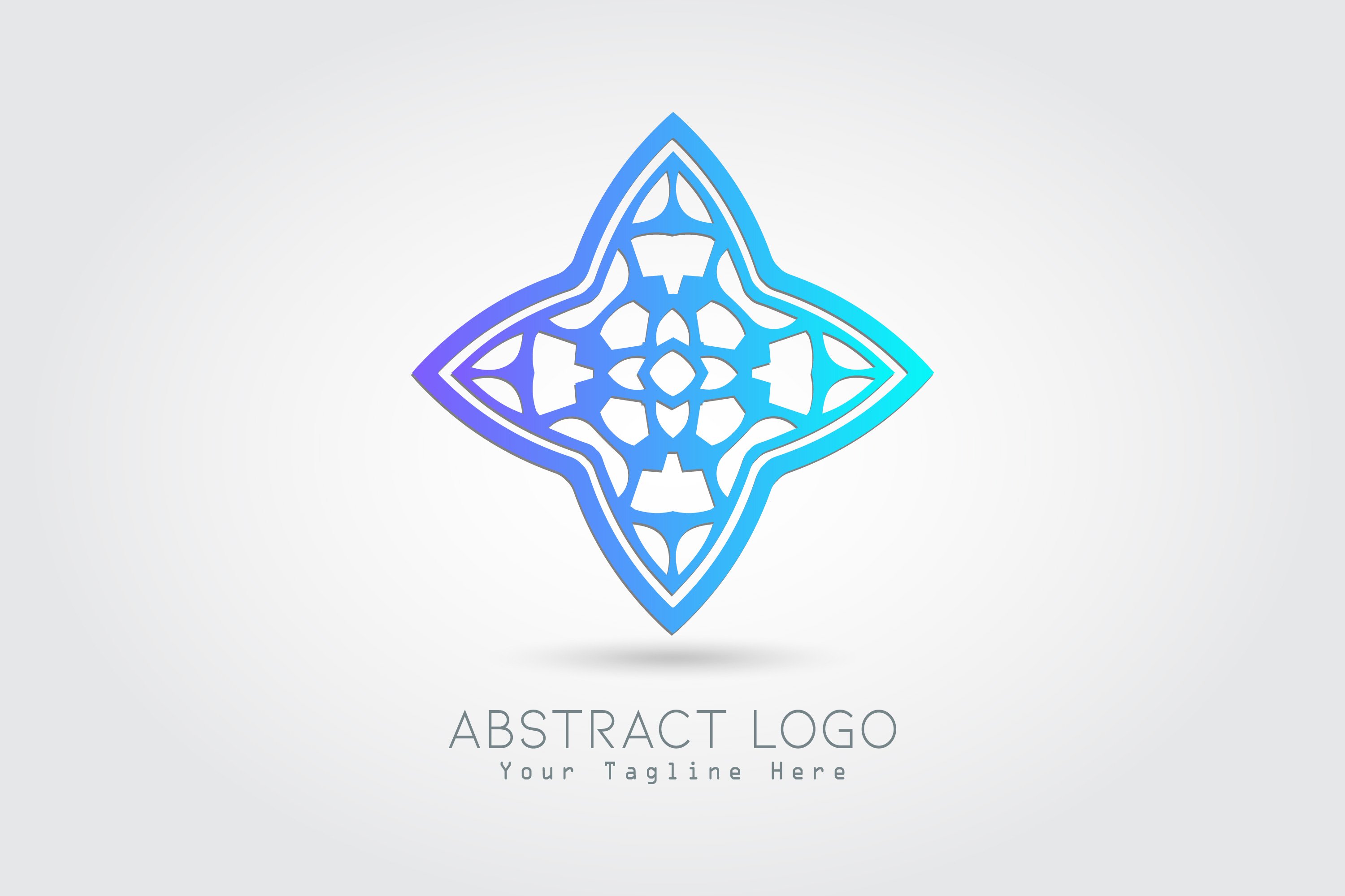 Logo Abstract Gradation Blue Color (857503) | Logos | Design Bundles