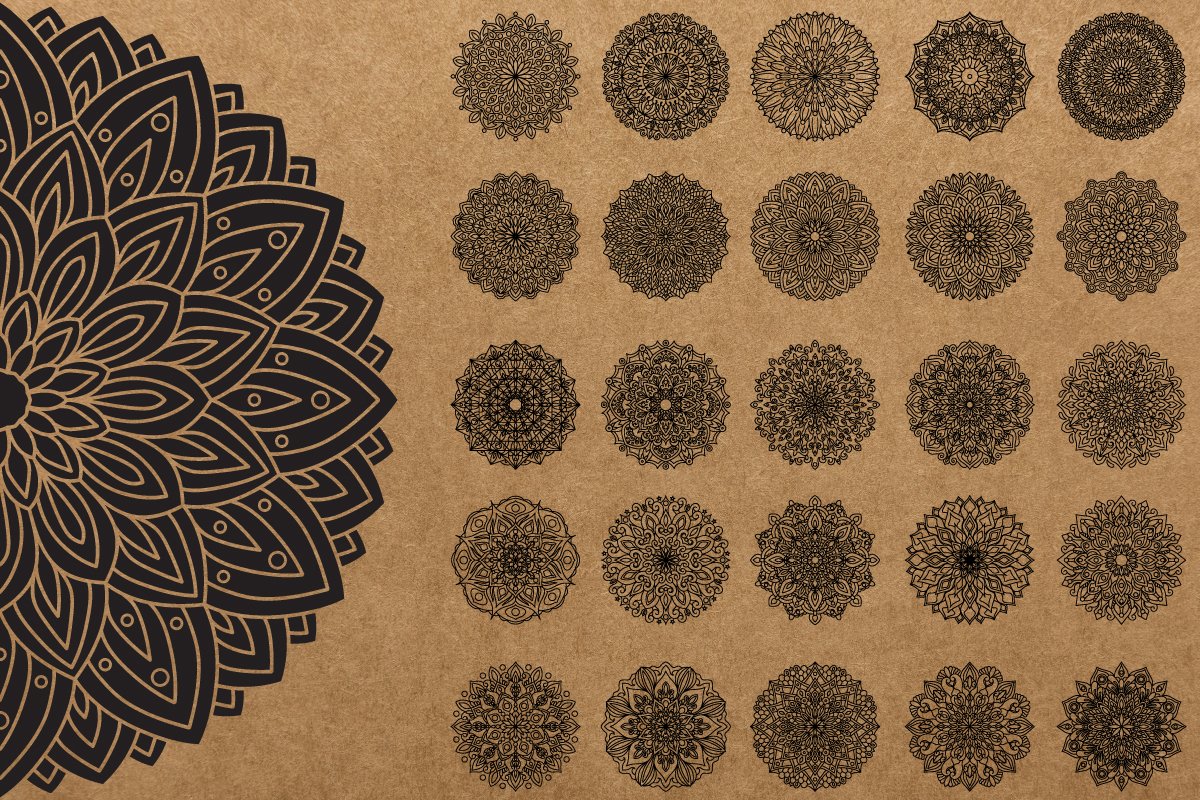 Mandala Collection (555600) | Illustrations | Design Bundles