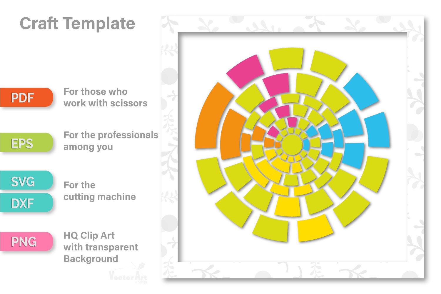 Colorful Geometric - Cut File for Crafters (914360) | Paper Cutting ...