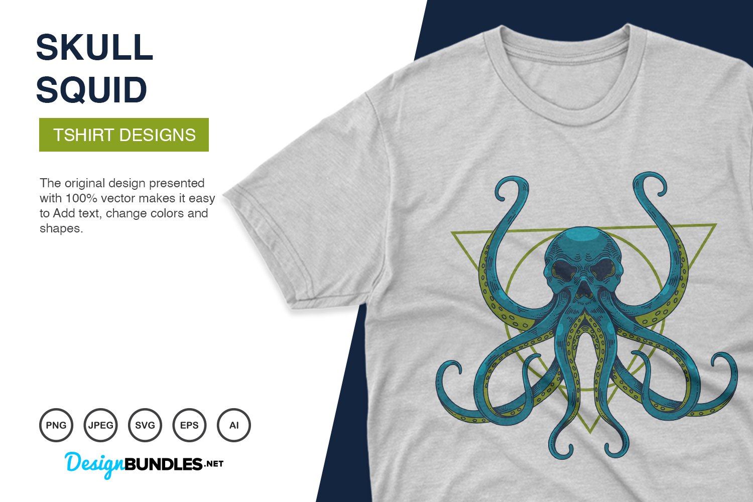 Squid Skull Illustrations