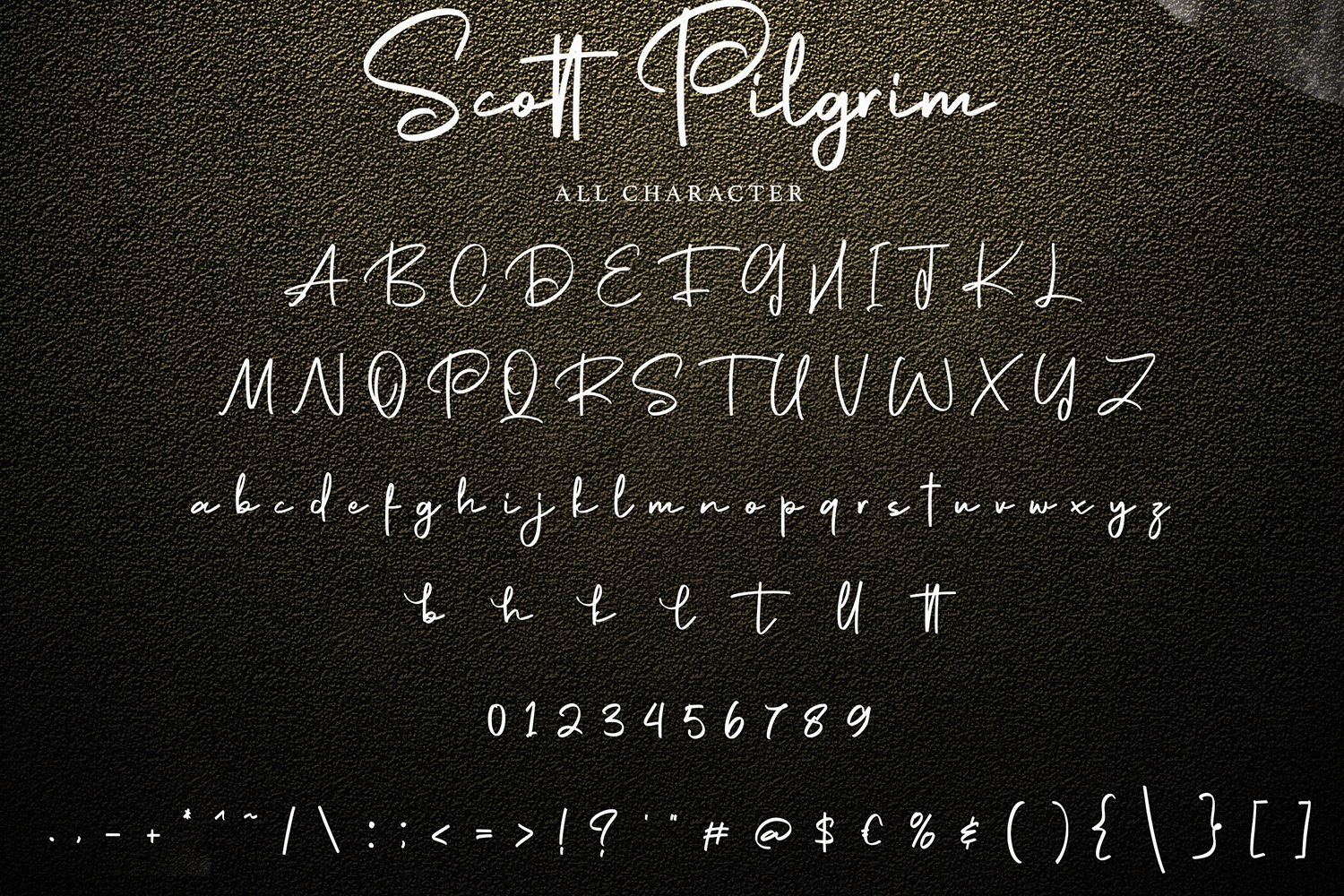 Scott Pilgrim | Handdraw Signature Font (804515) | Handwritten | Font ...
