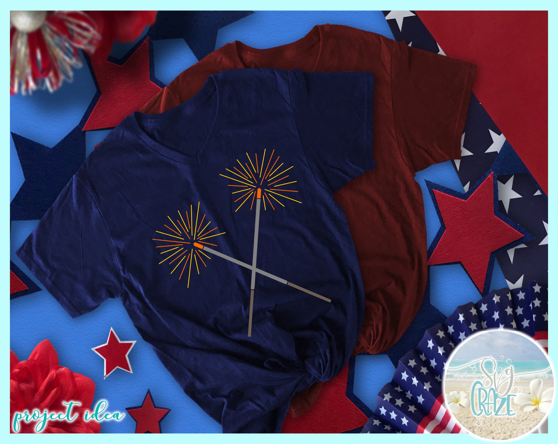 Firecrackers Fireworks Bundle SVG (269123) | SVGs | Design Bundles