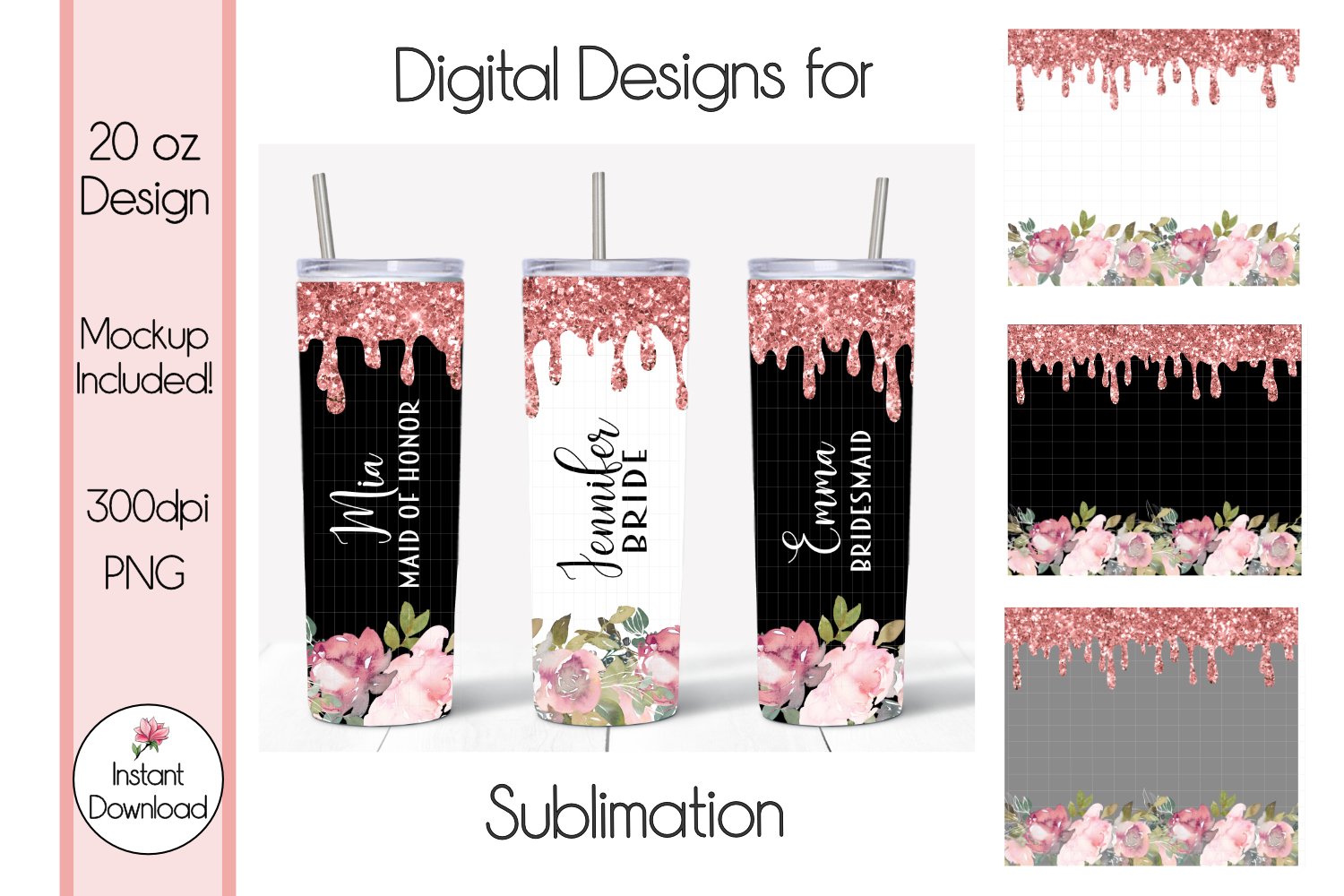 Camping Tumbler PNG Design For 20oz Skinny Tumbler Wrap Sublimation 