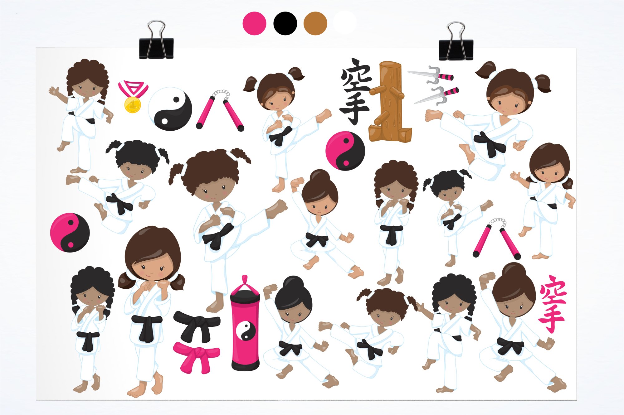 Karate Kid graphics and illustrations (14532) | Illustrations | Design ...