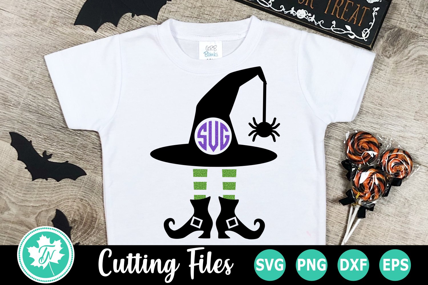 Halloween SVG | Witch SVG | Monogram SVG (354309) | Cut Files | Design Bundles