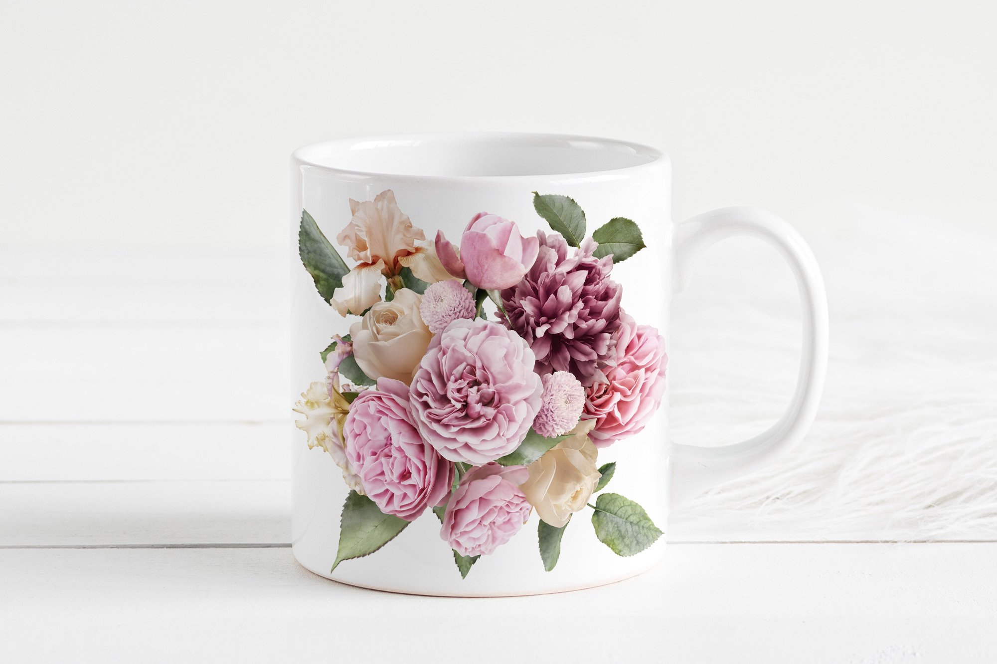 Floral sublimation design. Bouquet of pink flowers PNG. (1088968 ...