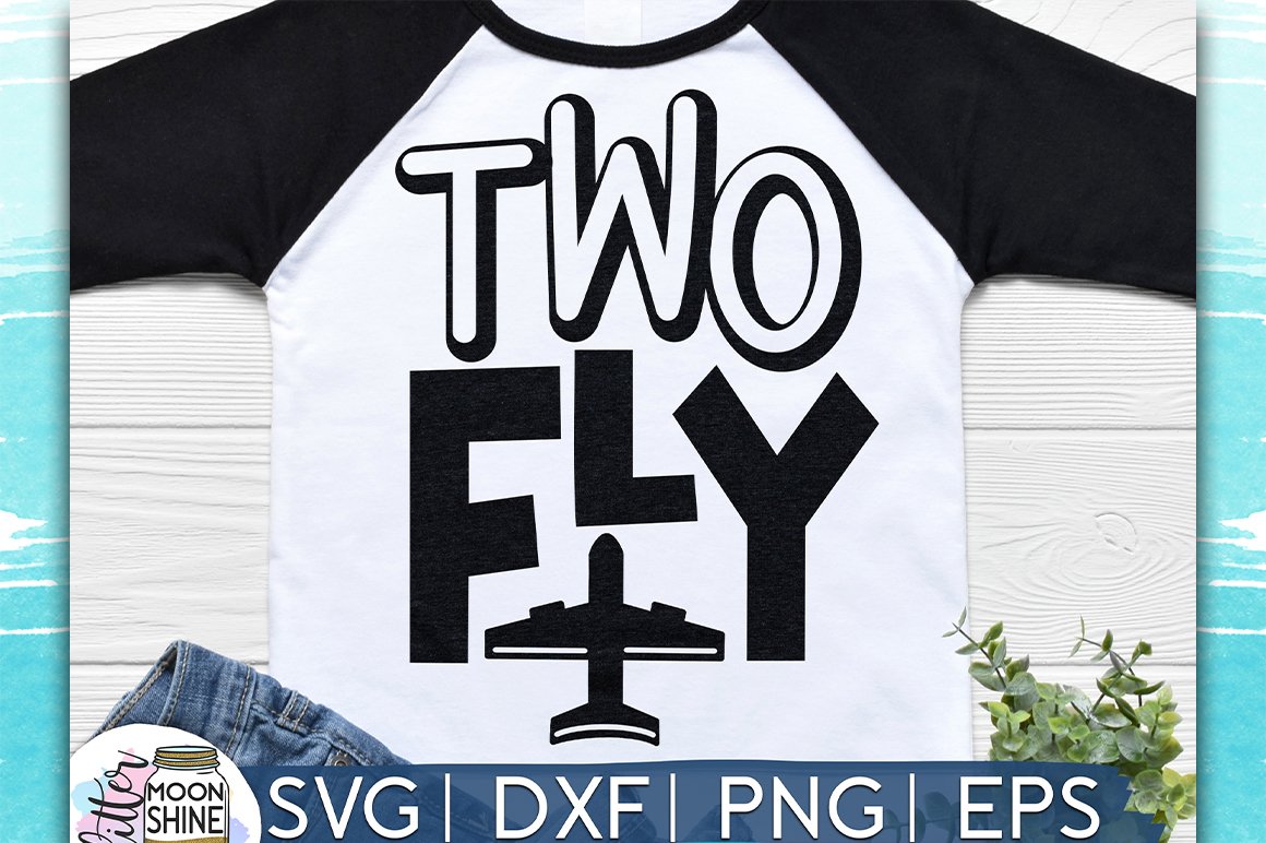 Two Fly SVG DXF PNG EPS Cutting Files