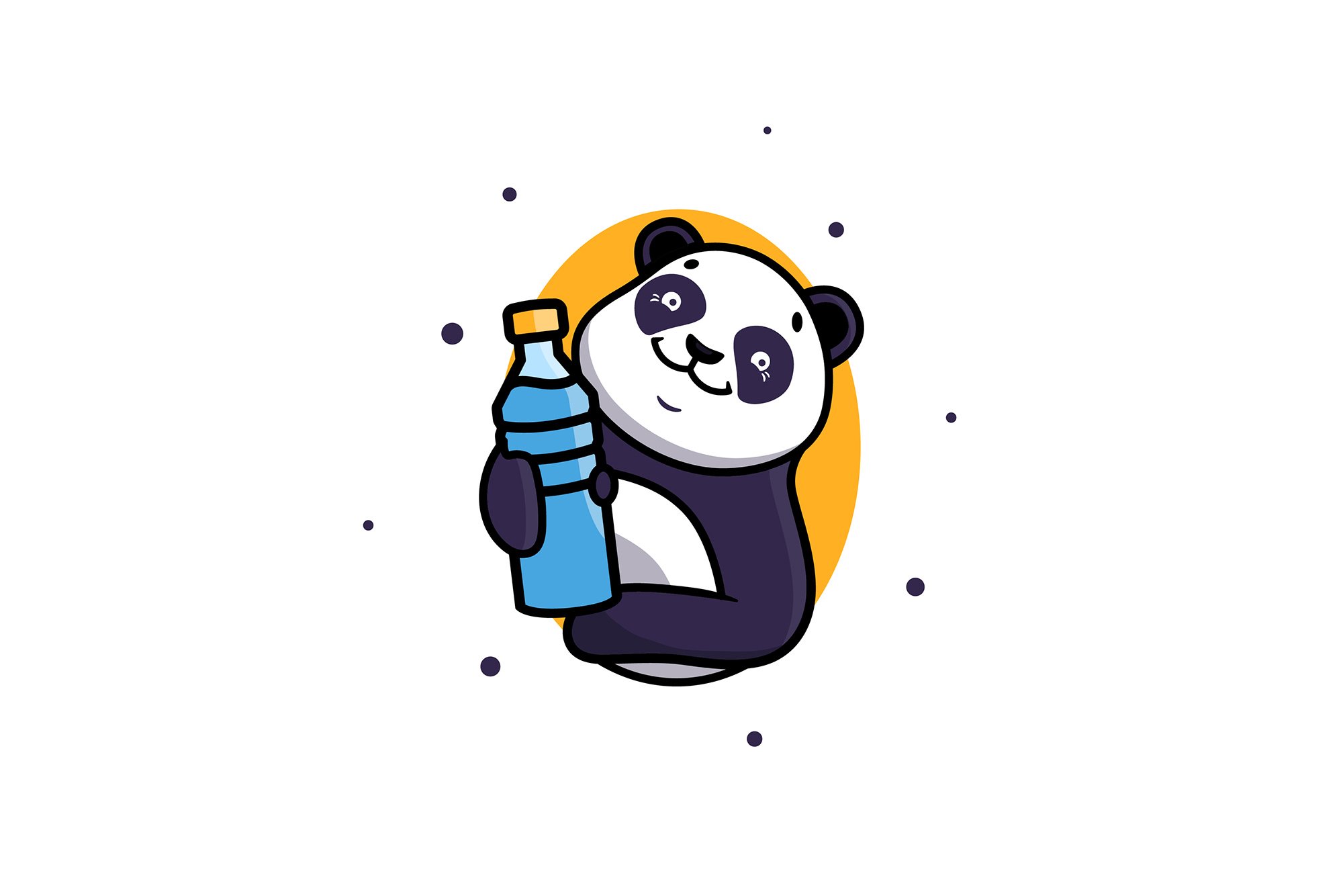 Set of cute logos water (616814) | Logos | Design Bundles